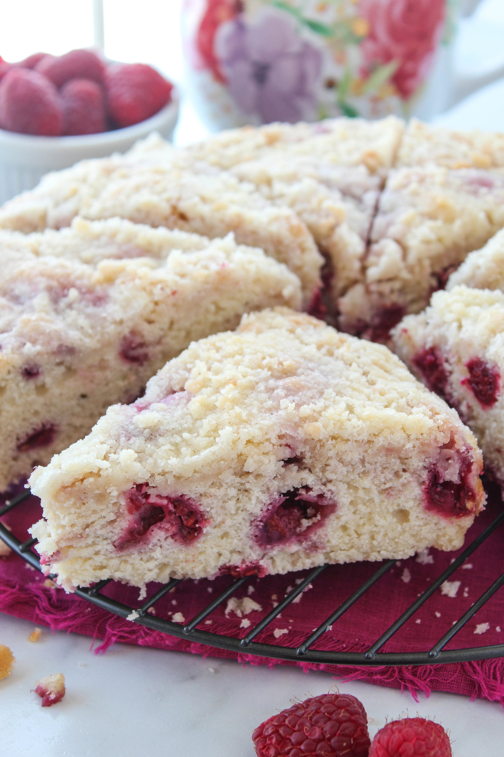 Raspberry Coffee Cake | Baking You Happier