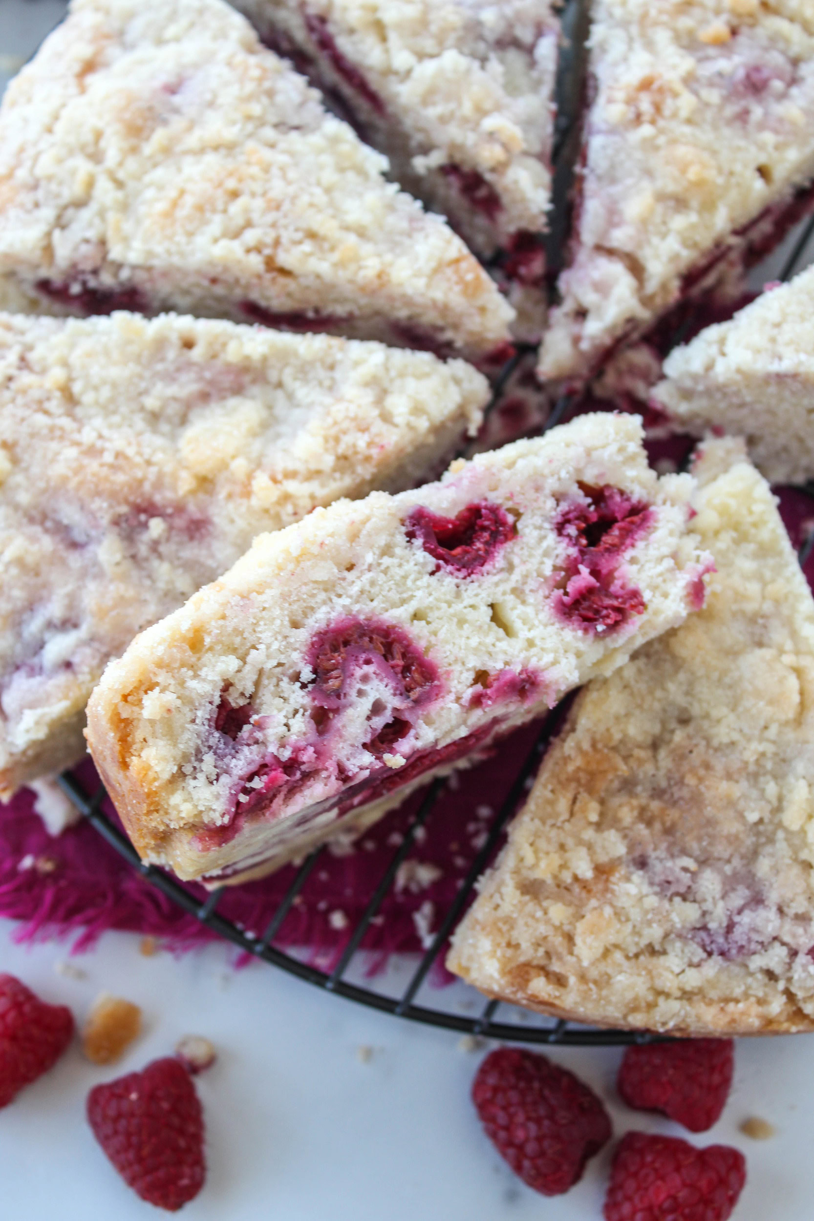 Raspberry Coffee Cake | Baking You Happier