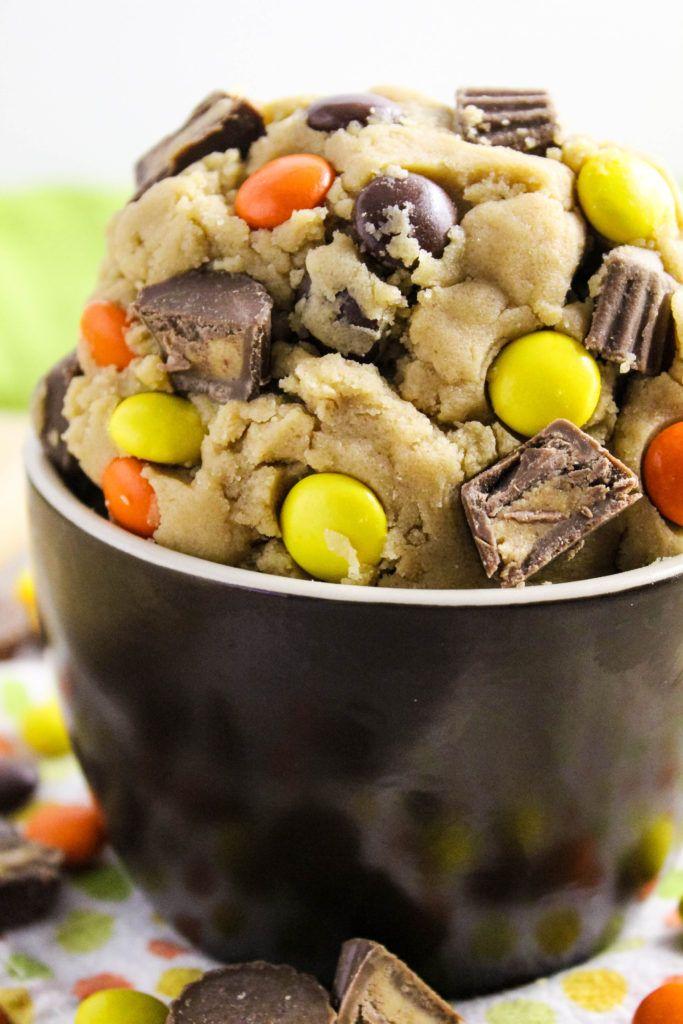 Edible Reese’s Cookie Dough - Baking You Happier