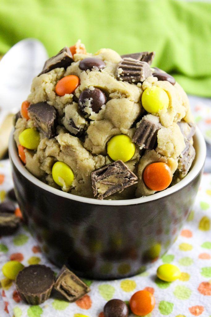 Edible Reese’s Cookie Dough - Baking You Happier