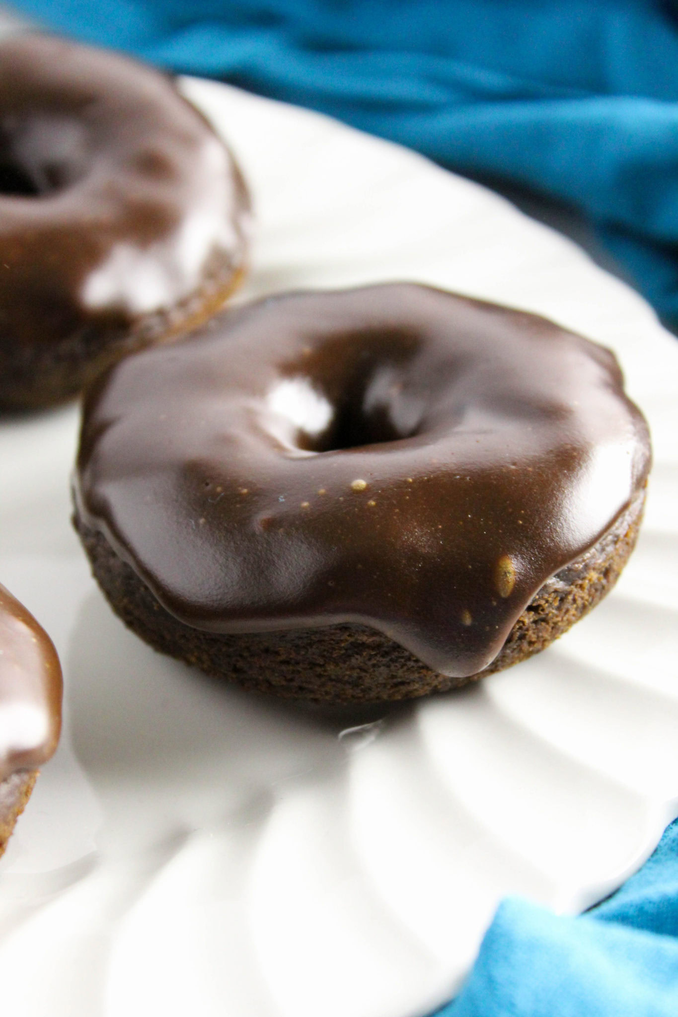 Vegan Double Chocolate Donuts | Baking You Happier