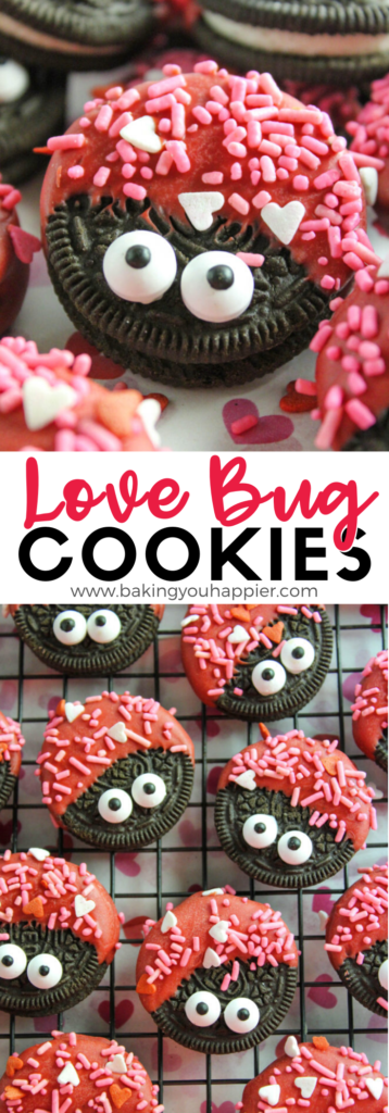 Love Bug Oreo Cookies | Baking You Happier