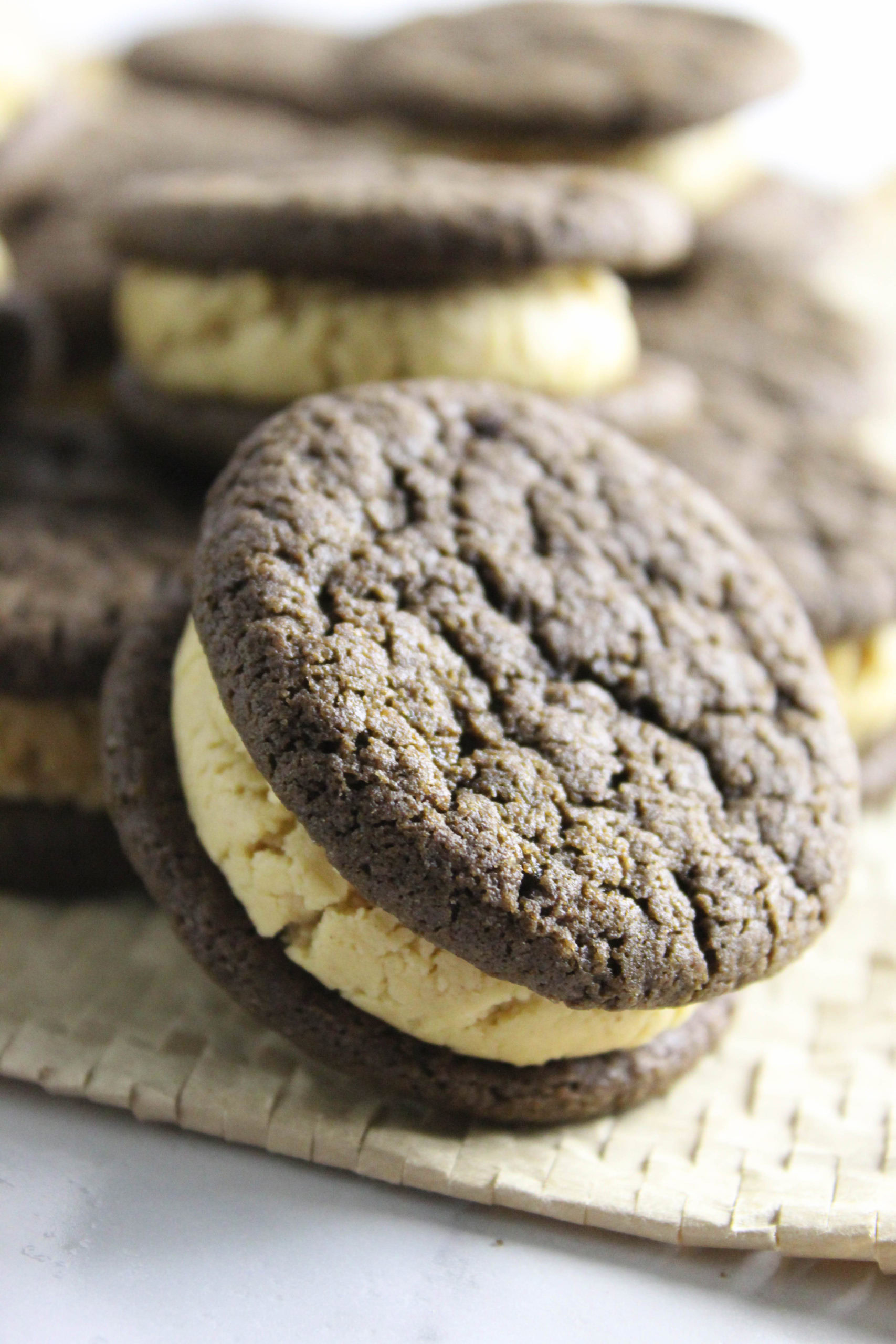 Homemade Peanut Butter Oreo Cookies | Baking You Happier