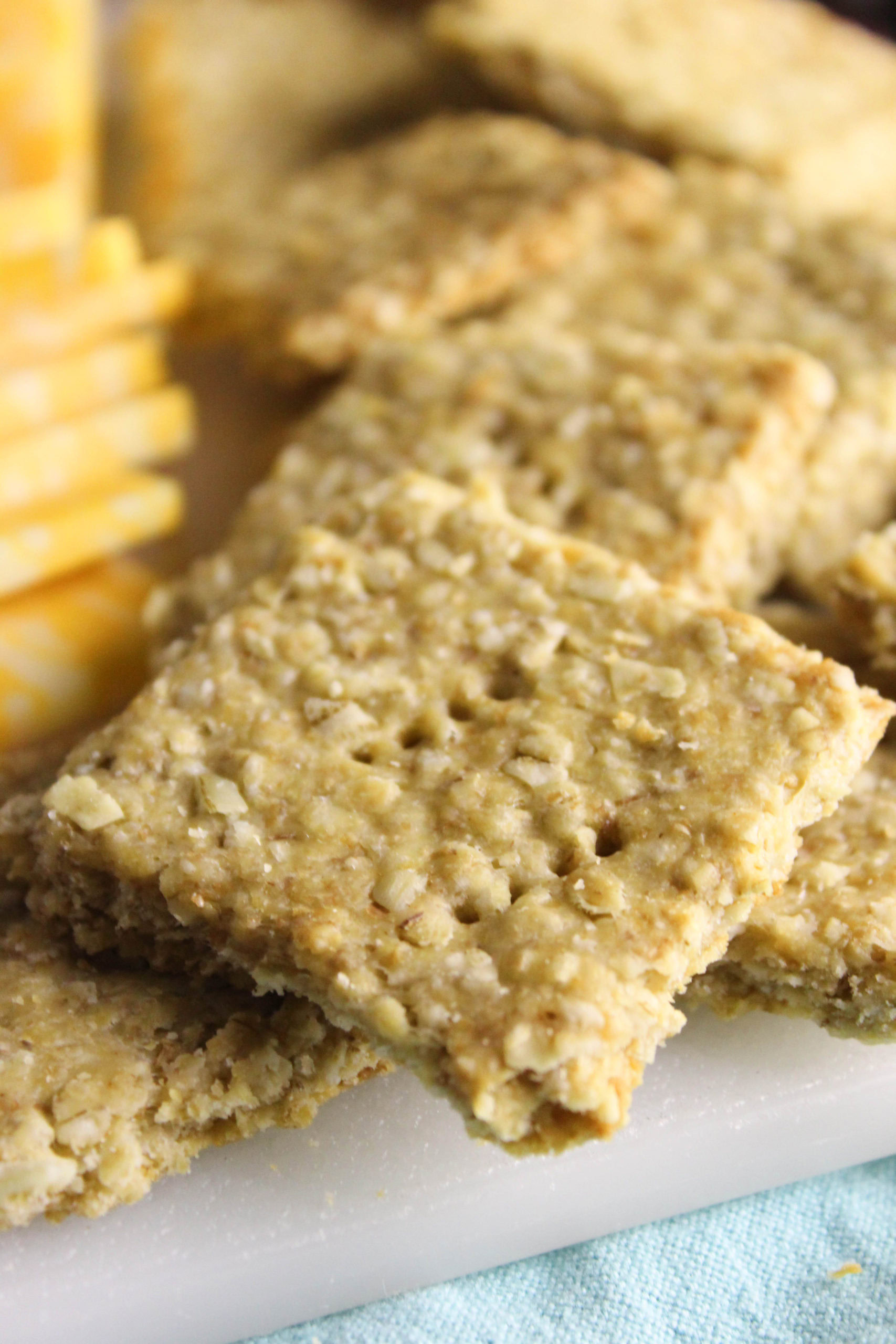 Homemade Wheat Crackers | Baking You Happier