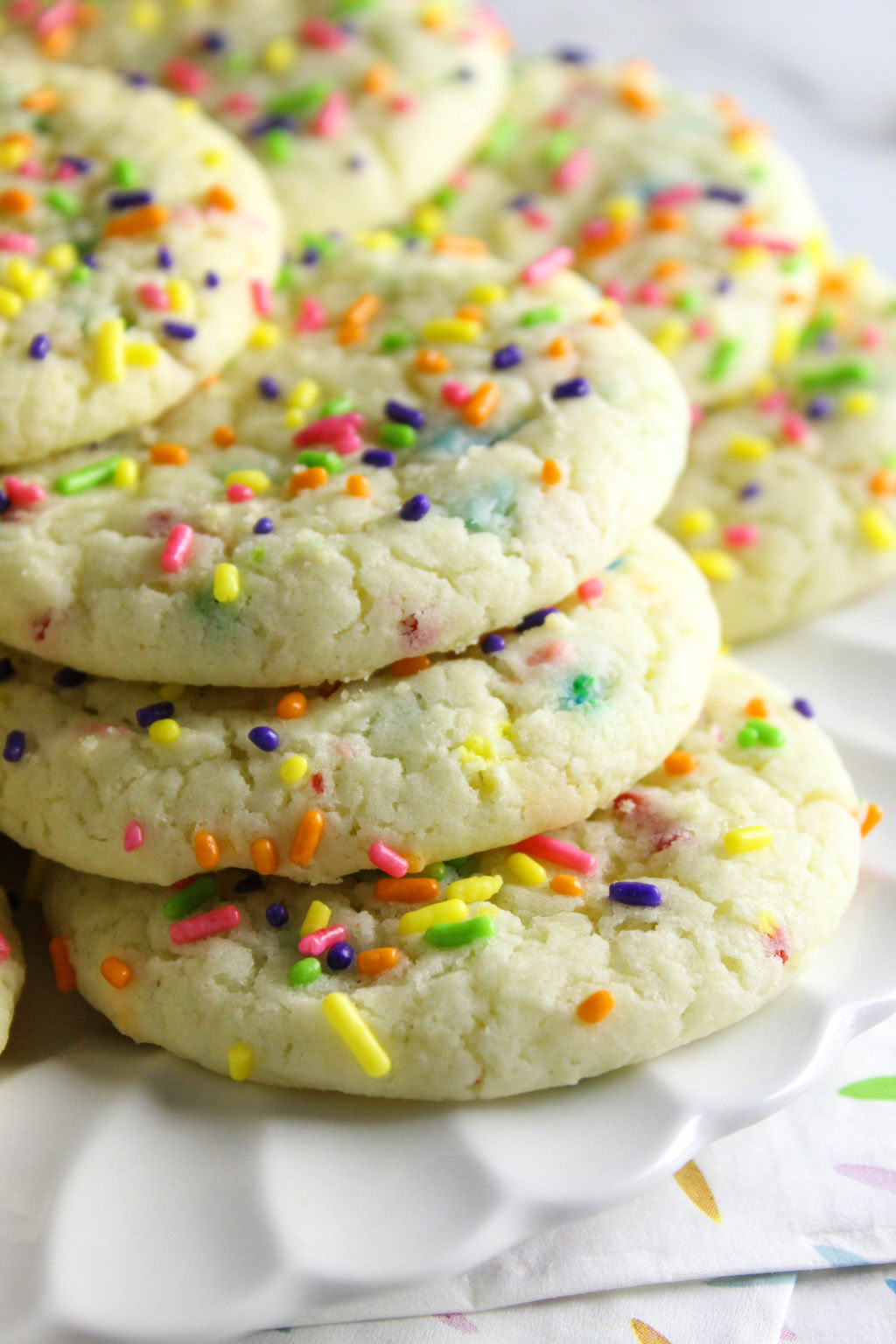 Funfetti Cake Mix Cookies - Baking You Happier