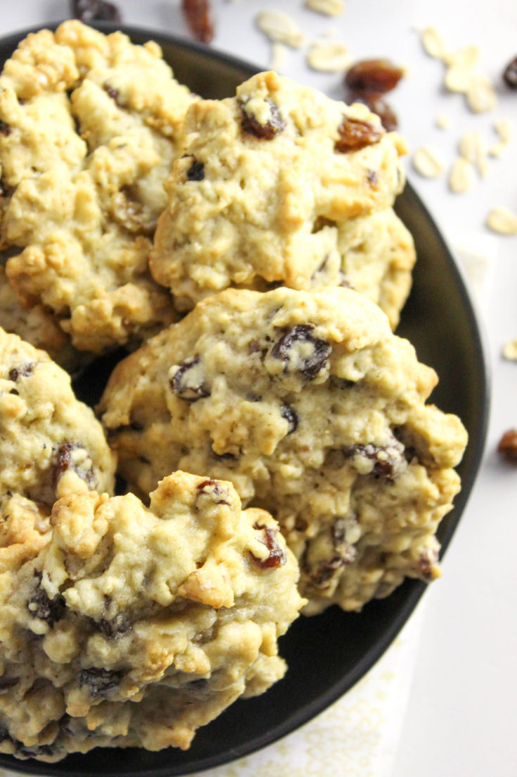 Grandma’s Oatmeal Raisin Cookies - Baking You Happier