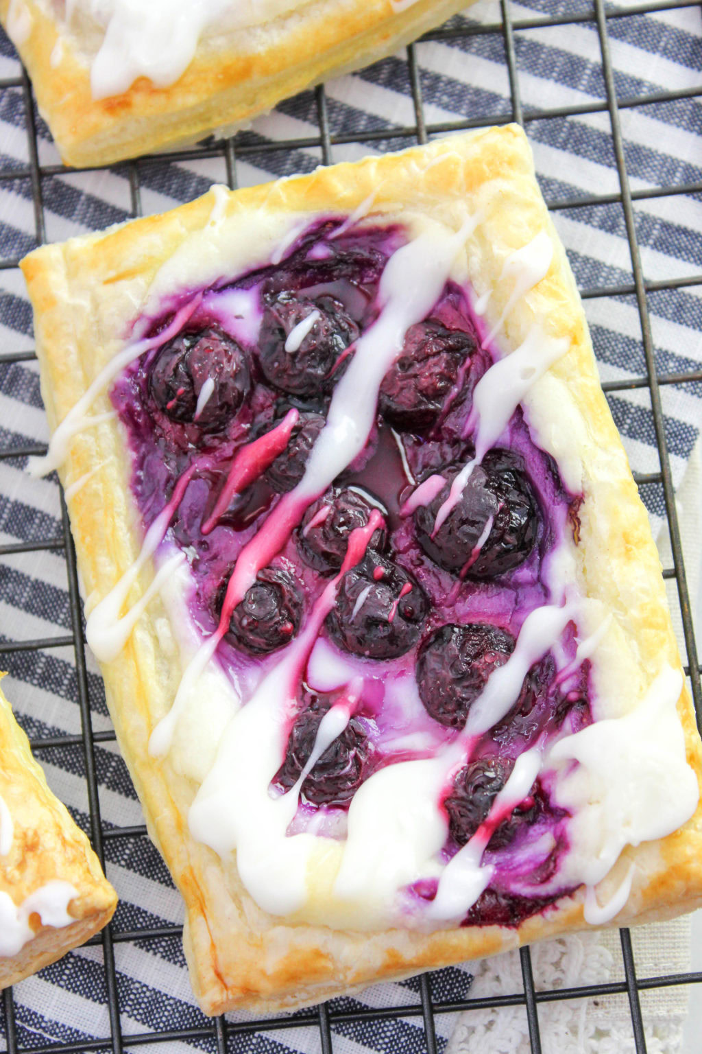 Blueberry Cream Cheese Danish | Baking You Happier