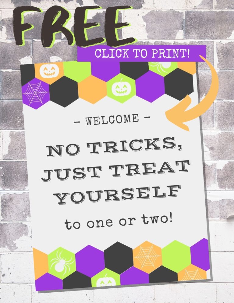 Please Take One Candy Halloween Signs | Baking You Happier