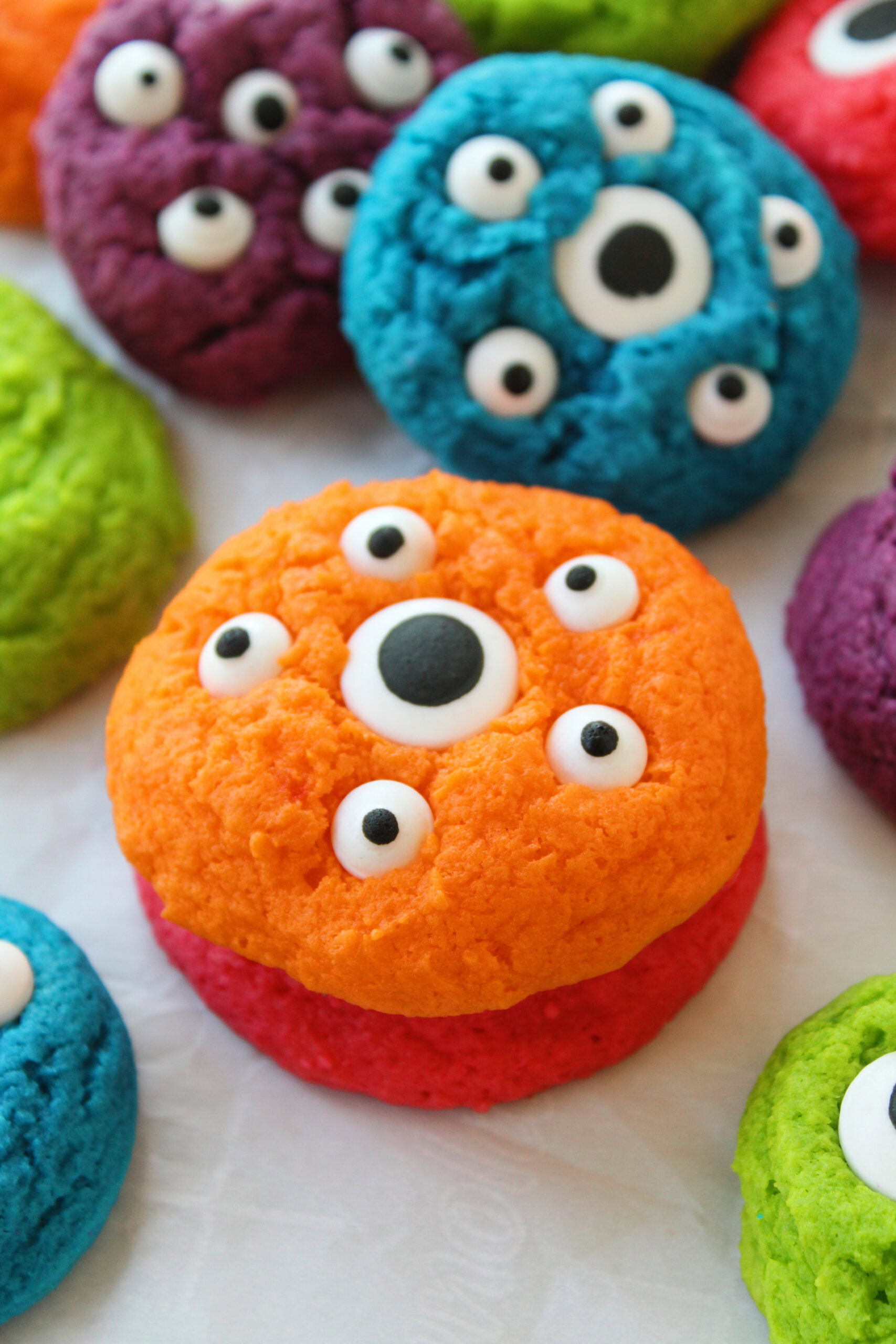 Monster Eye Cookies | Baking You Happier