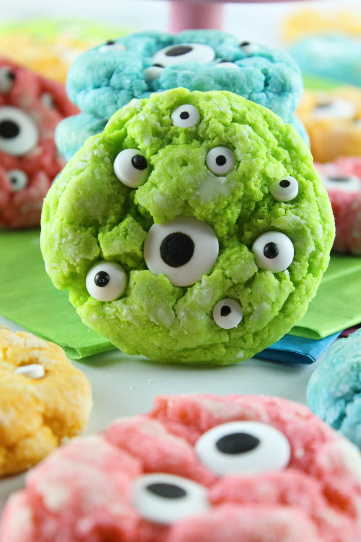 Monster Eye Cookies | Baking You Happier