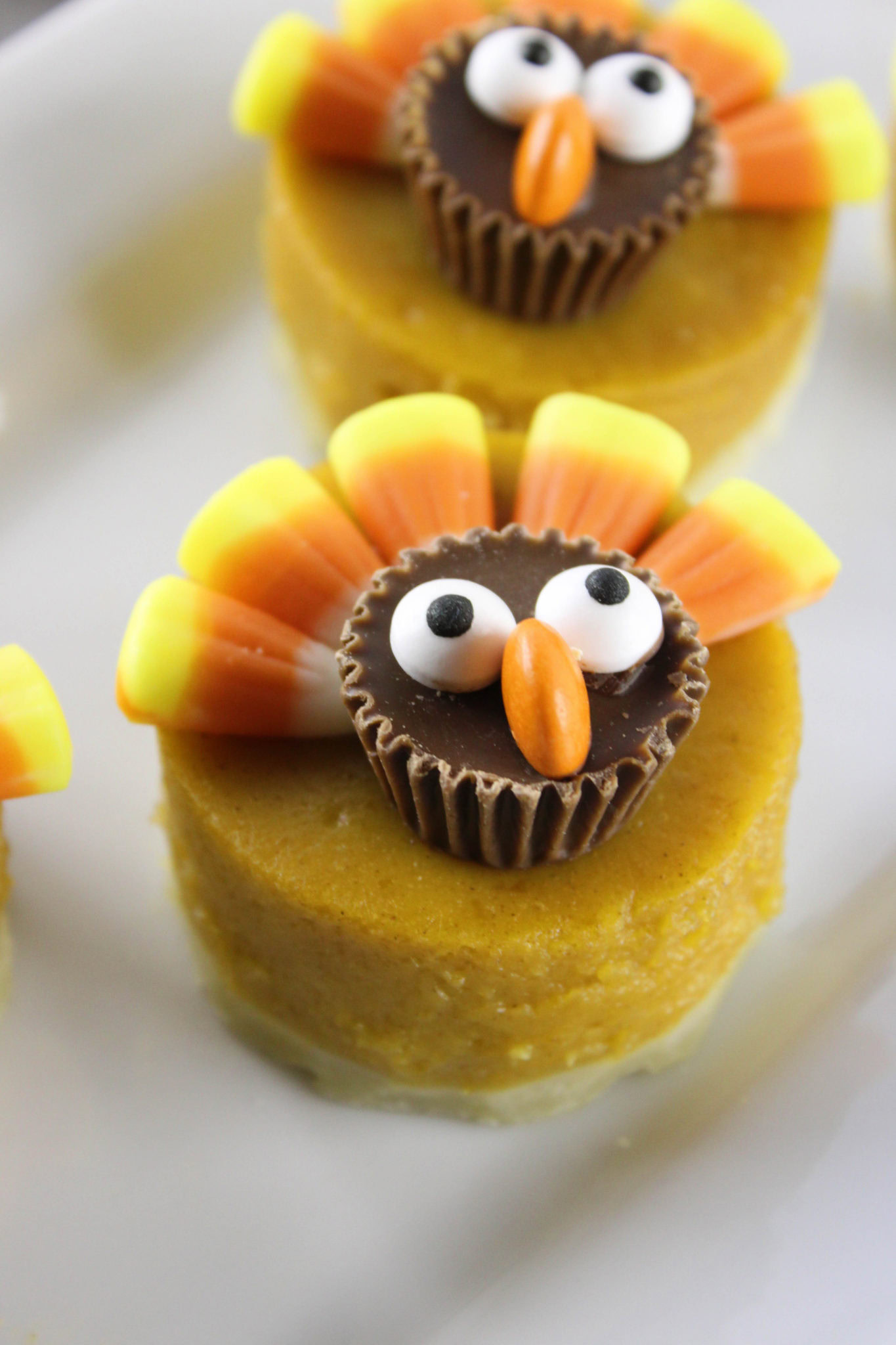 Thanksgiving Pumpkin Pie Turkeys - Baking You Happier