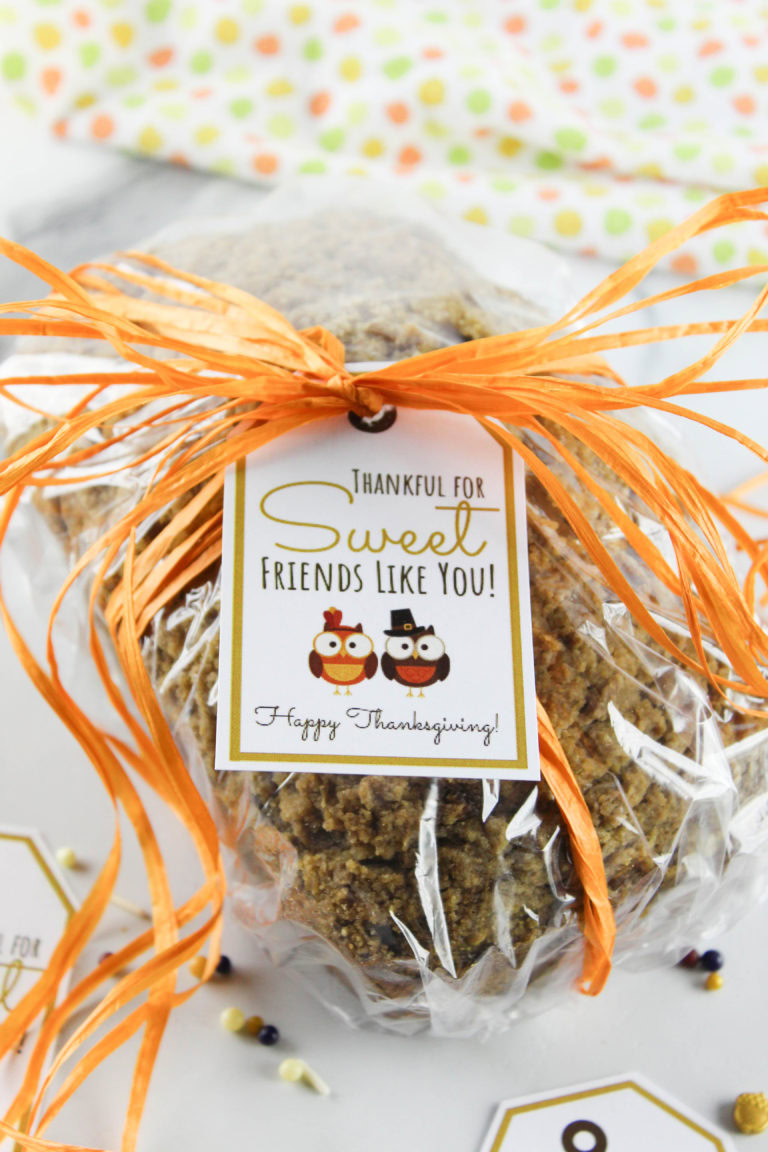 Thankful for Sweet Friends Like You Free Printable Gift Tags | Baking ...