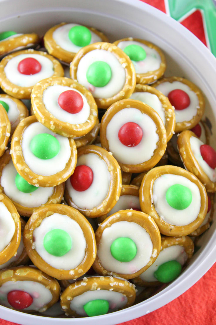 Sugar Cookie Pretzel Bites - Baking You Happier