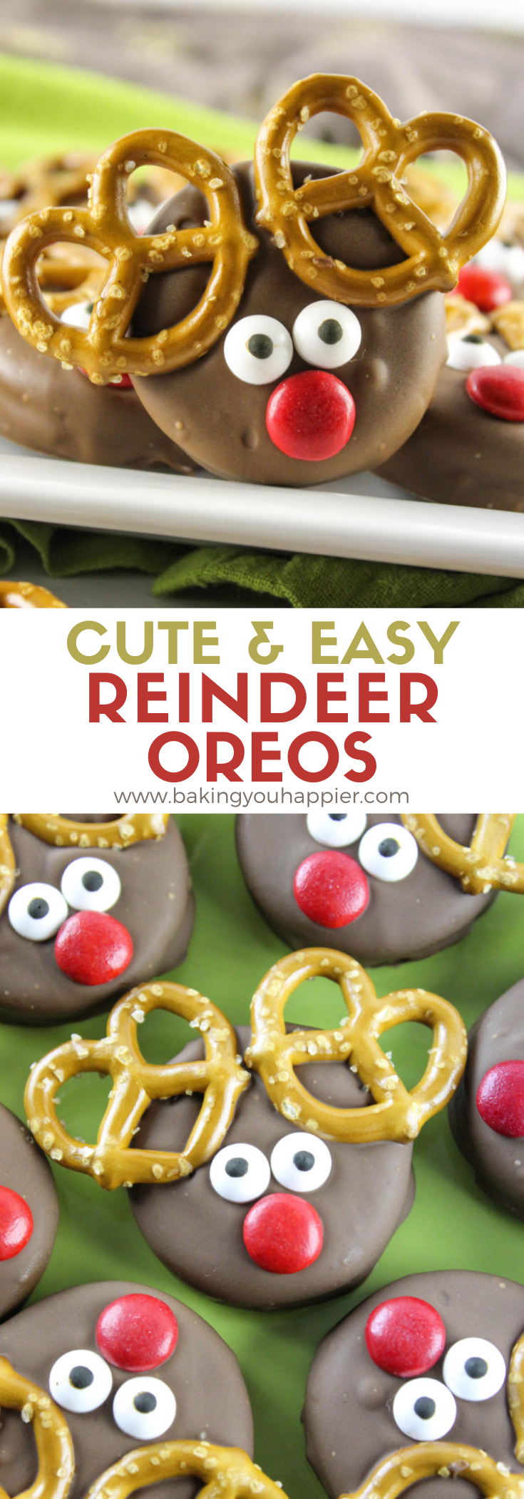 Reindeer Oreos | Baking You Happier