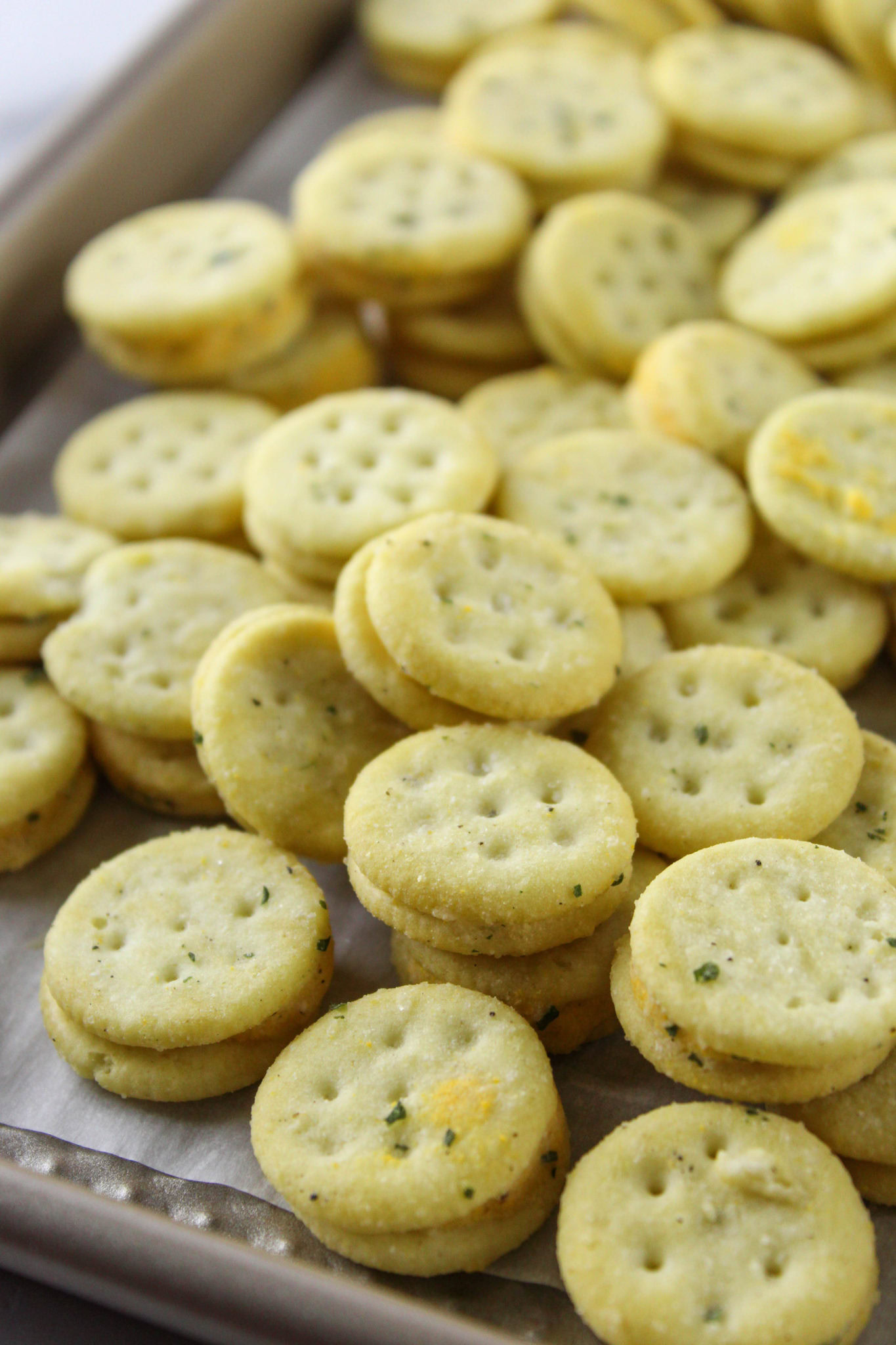 Cheesy Ranch Crackers | Baking You Happier