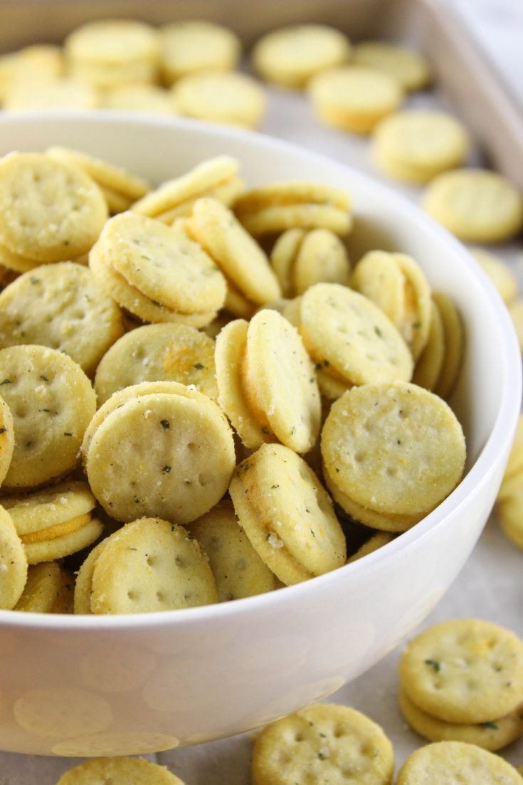 Cheesy Ranch Crackers | Baking You Happier
