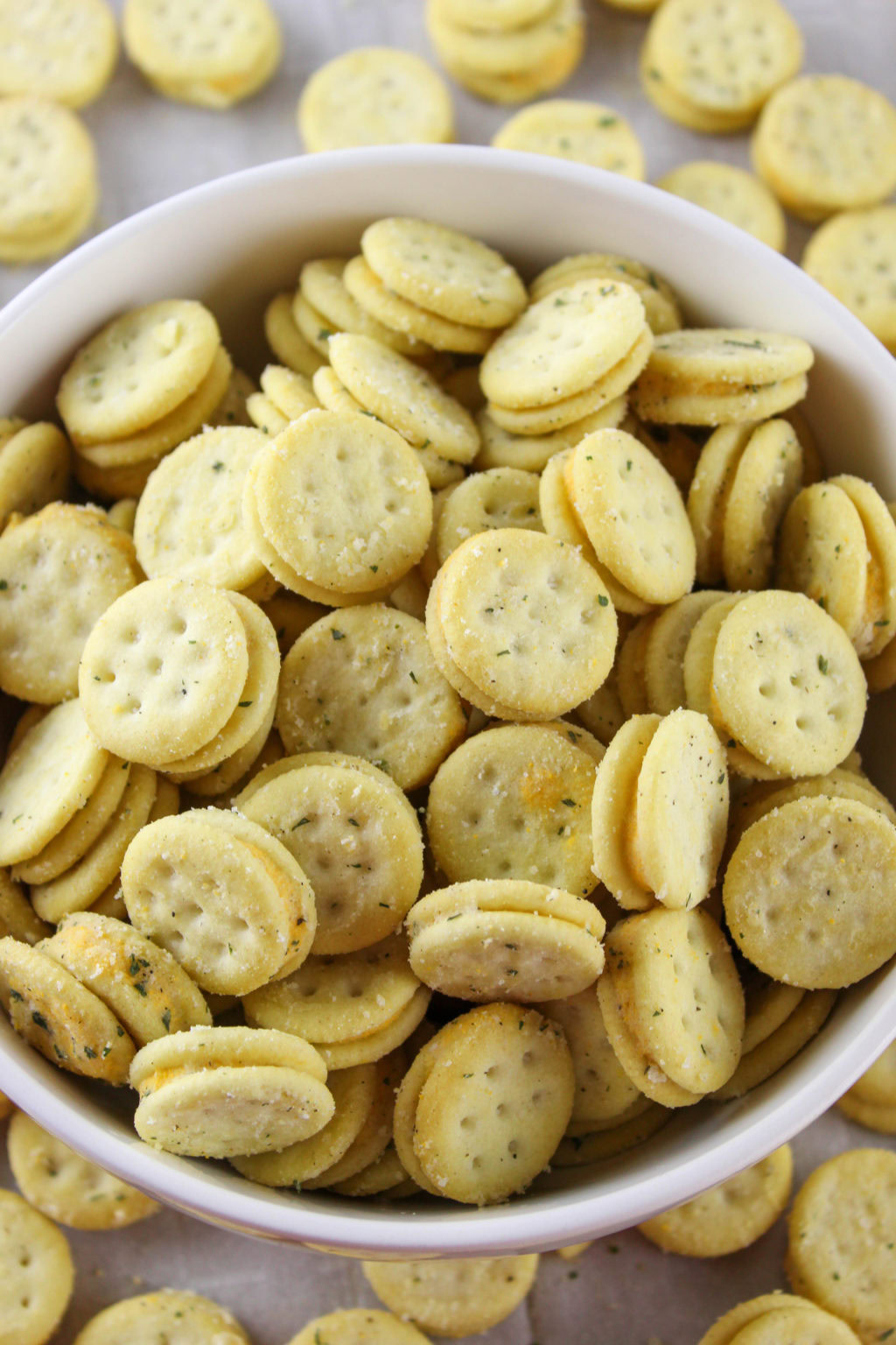 Cheesy Ranch Crackers | Baking You Happier