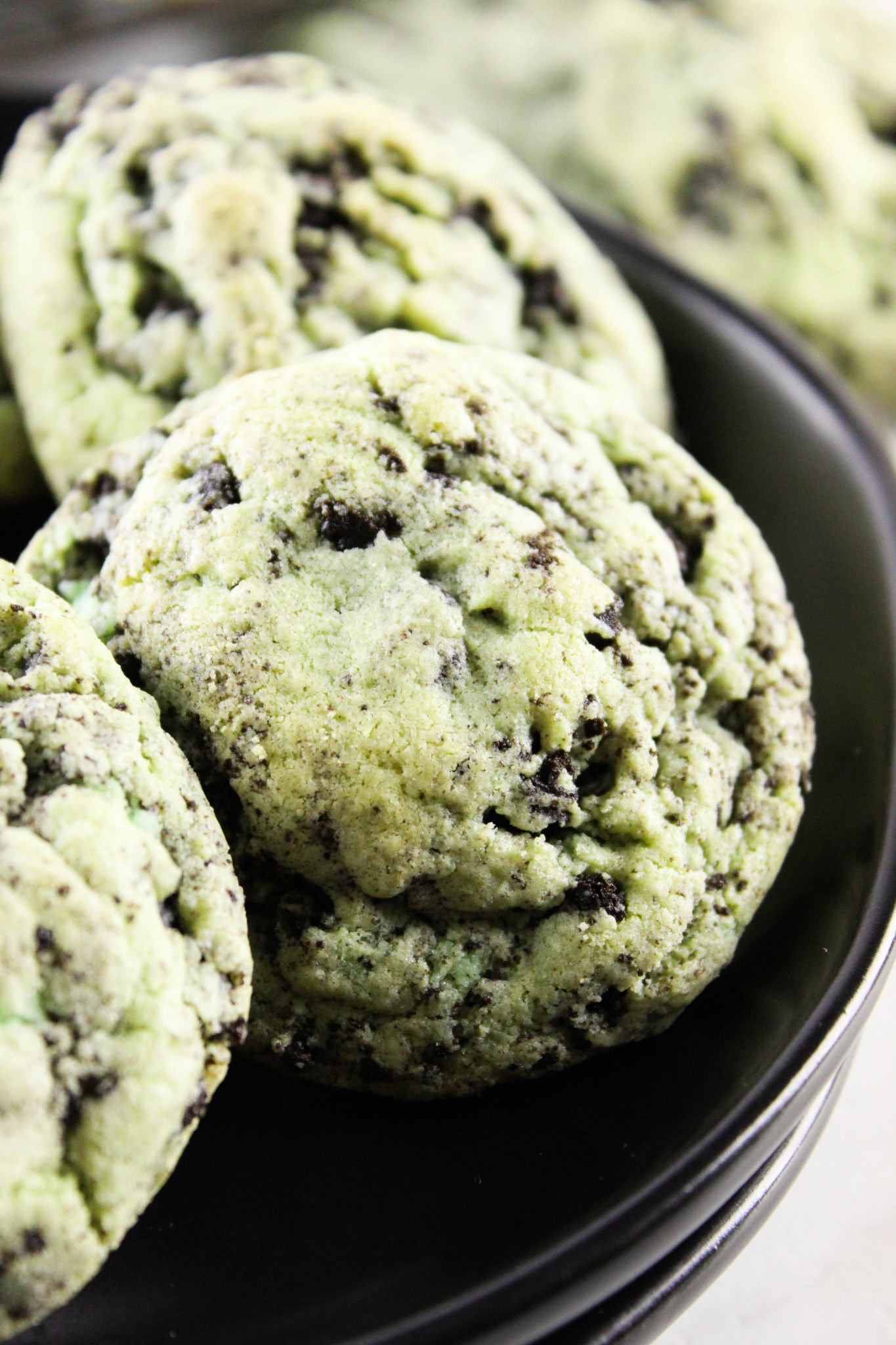 Mint Oreo Pudding Cookies - Baking You Happier