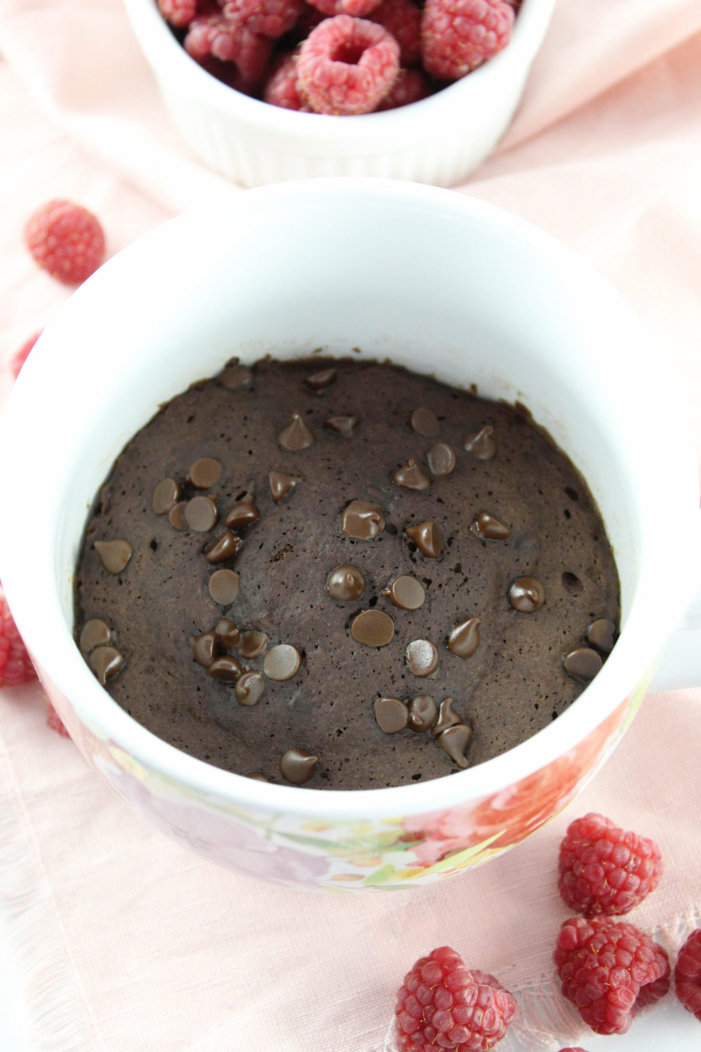 Healthy Chocolate Mug Brownie | Baking You Happier