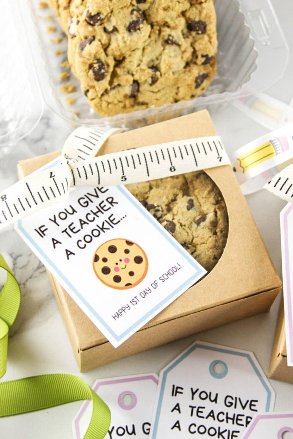 If You Give a Teacher a Cookie Free Printable Gift Tags - Baking You ...