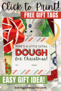 A Little Extra Dough for Christmas Free Printable Gift Tag | Baking You ...