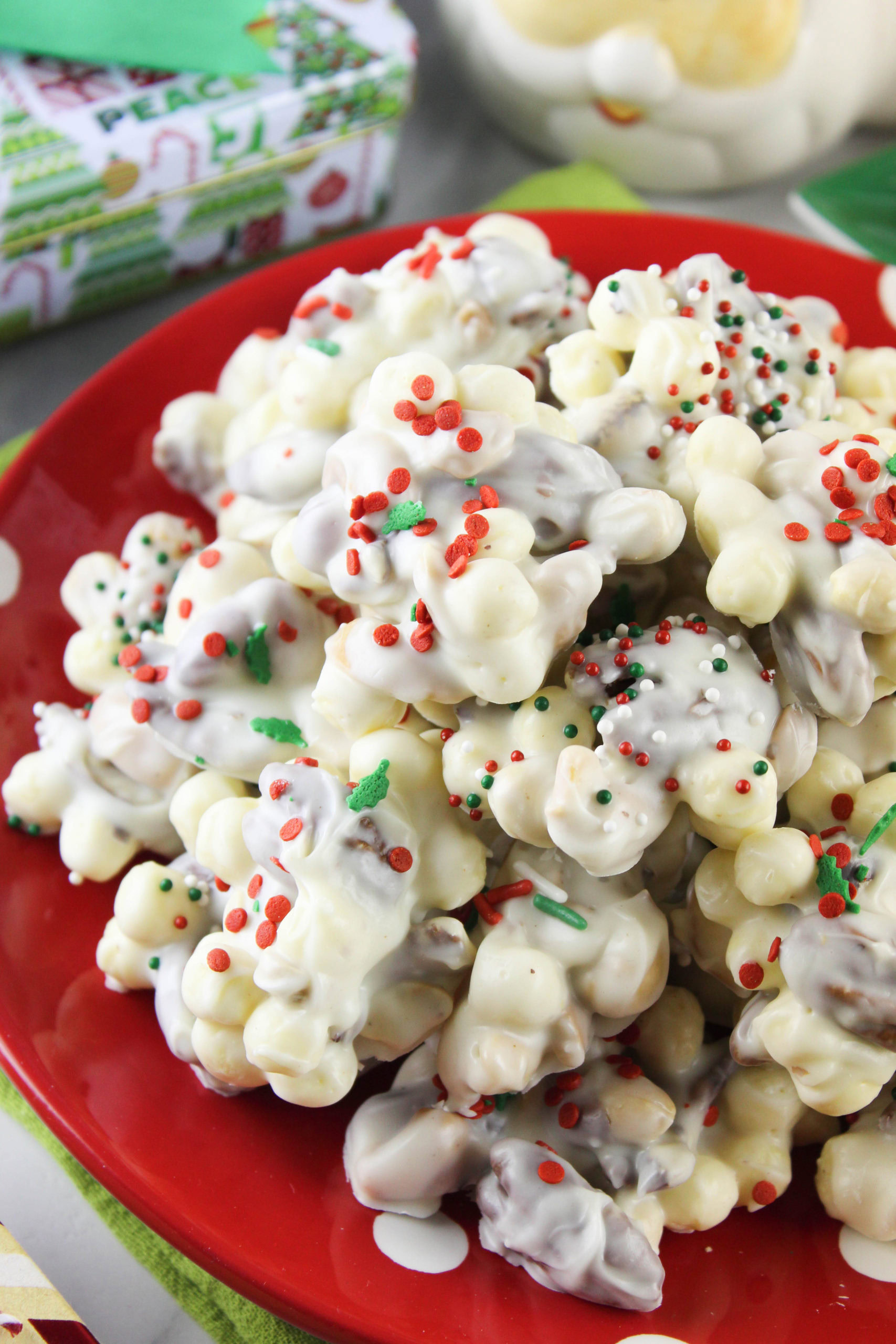 Almond Bark Clusters - Baking You Happier