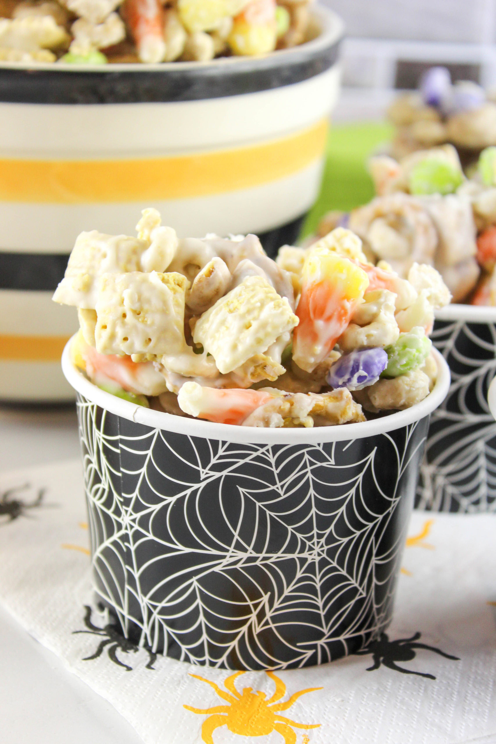 Monster Munch Chex Mix - Baking You Happier