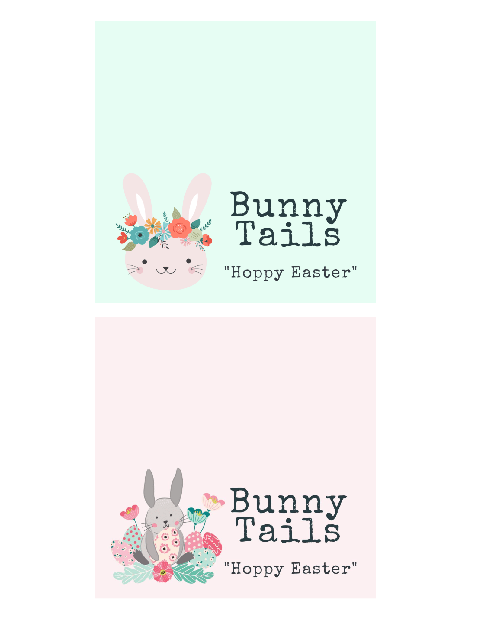 Bunny Tails Printable Treat Bag Topper - Baking You Happier