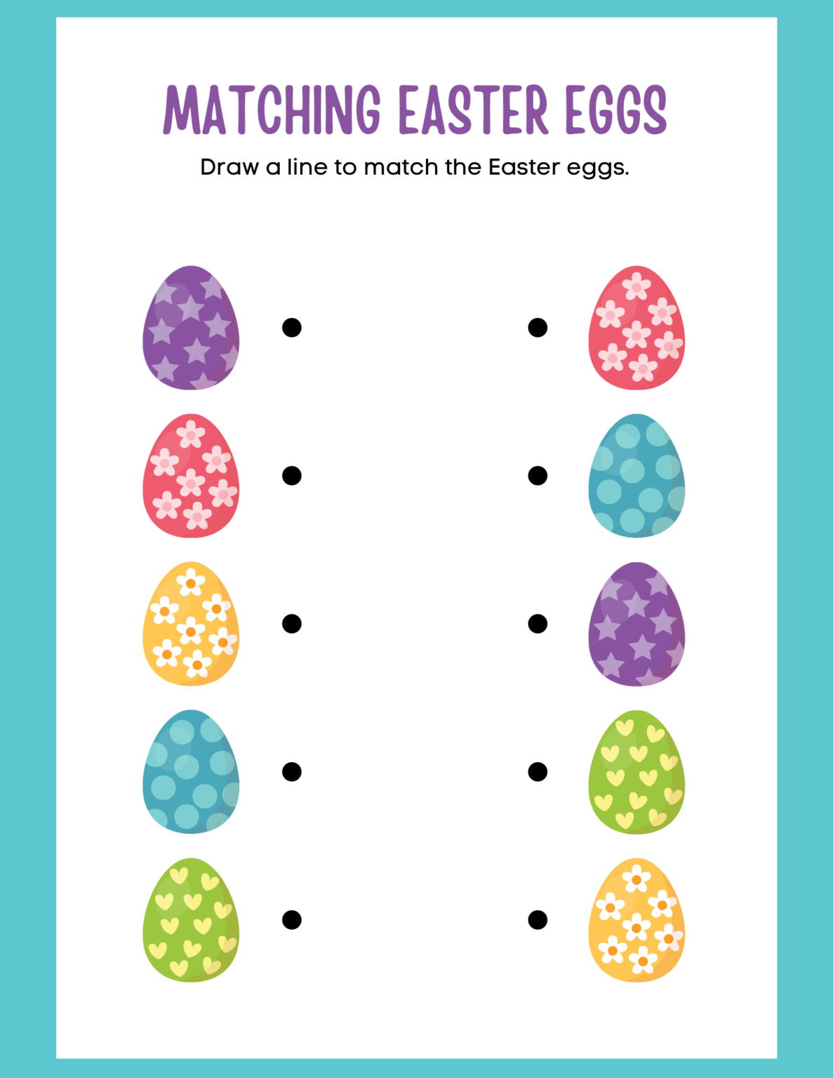 Free Printable Easter Activity Sheets | Baking You Happier