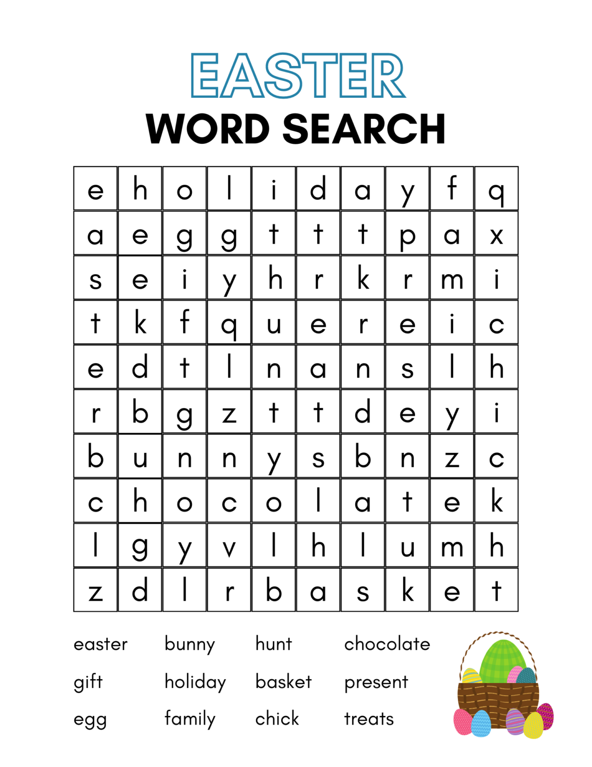 Free Printable Easter Activity Sheets | Baking You Happier