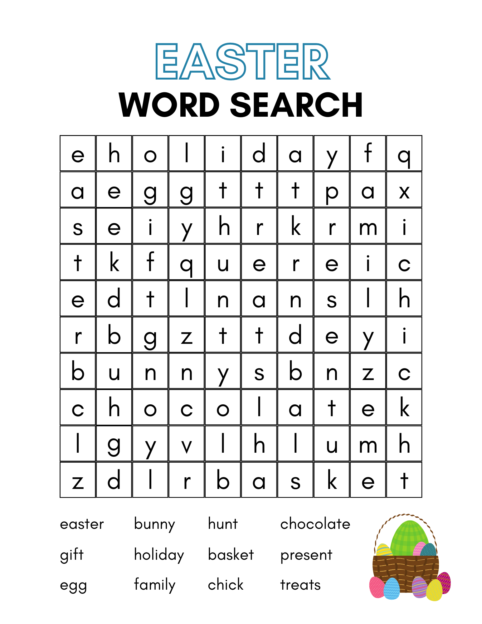 Free Printable Easter Activity Sheets | Baking You Happier