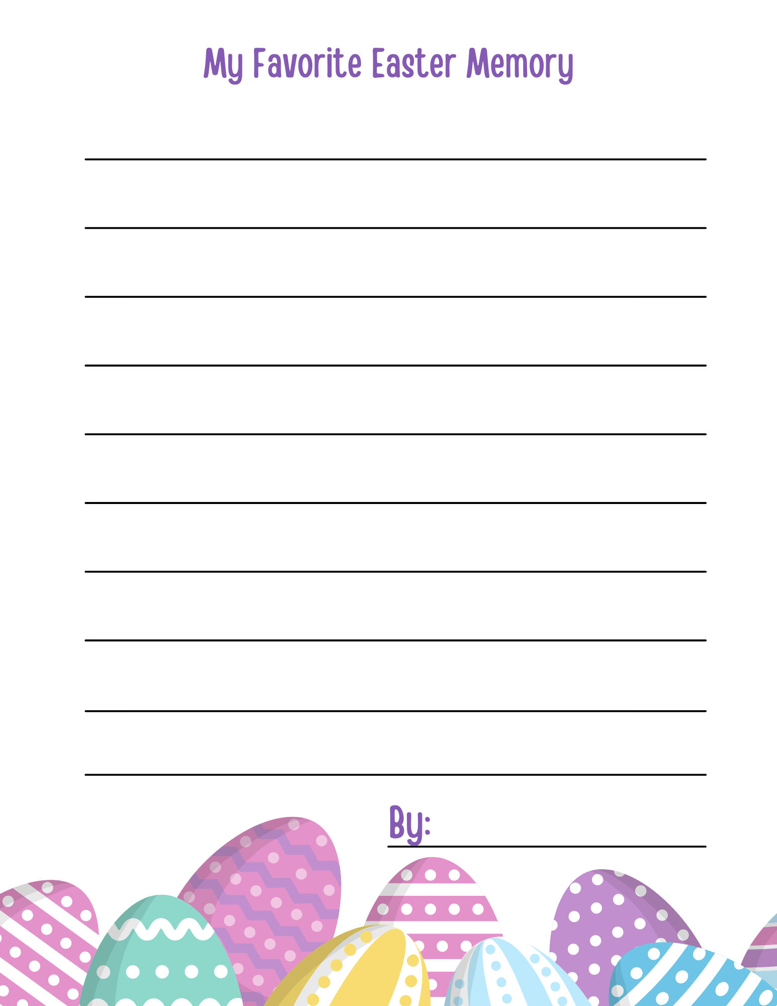 Free Printable Easter Activity Sheets | Baking You Happier