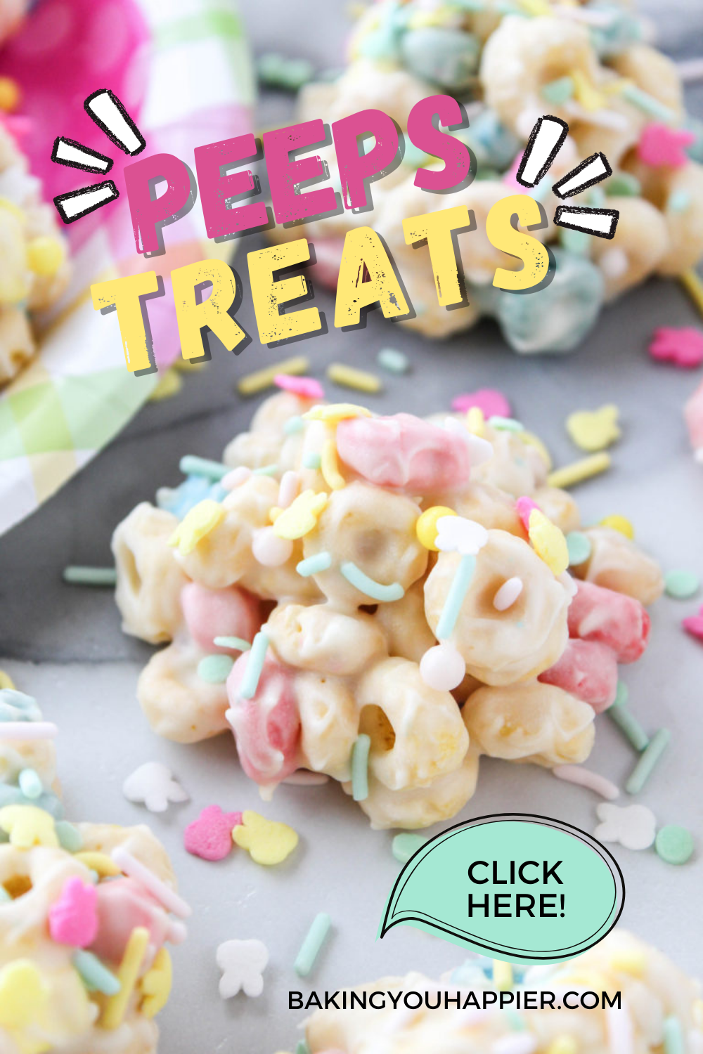 Peeps Cereal Treats | Baking You Happier