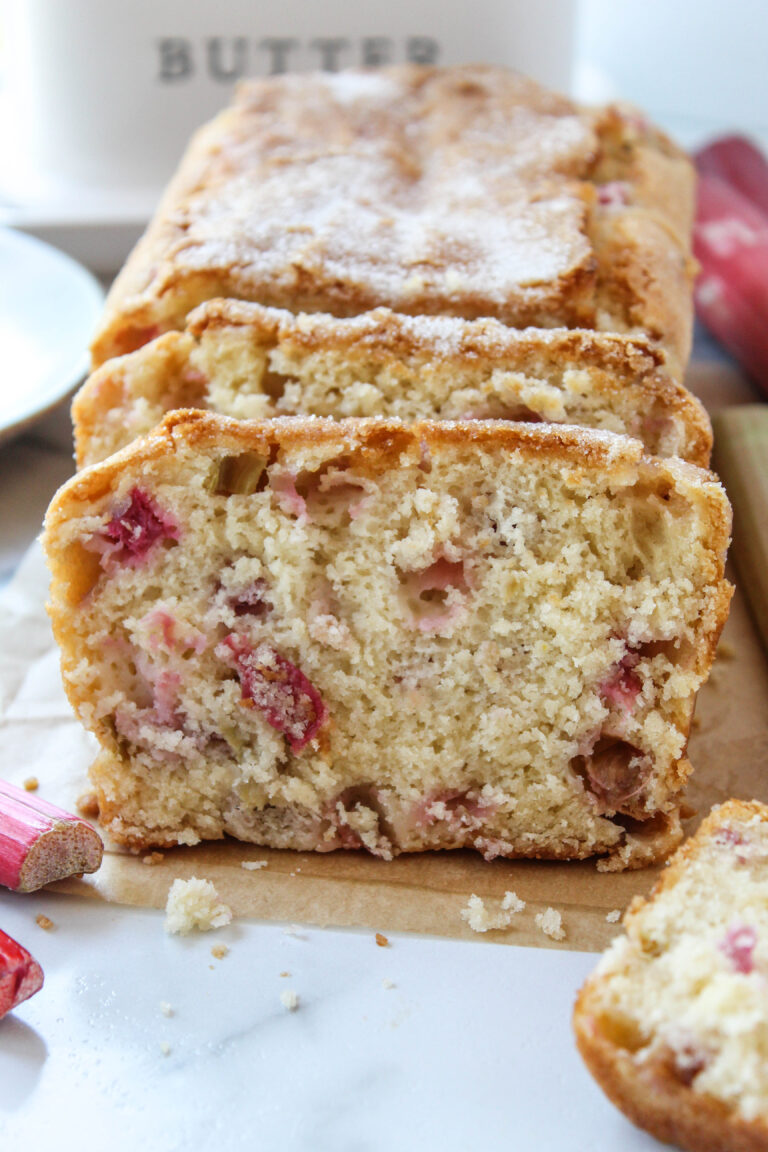 Rhubarb Bread | Baking You Happier