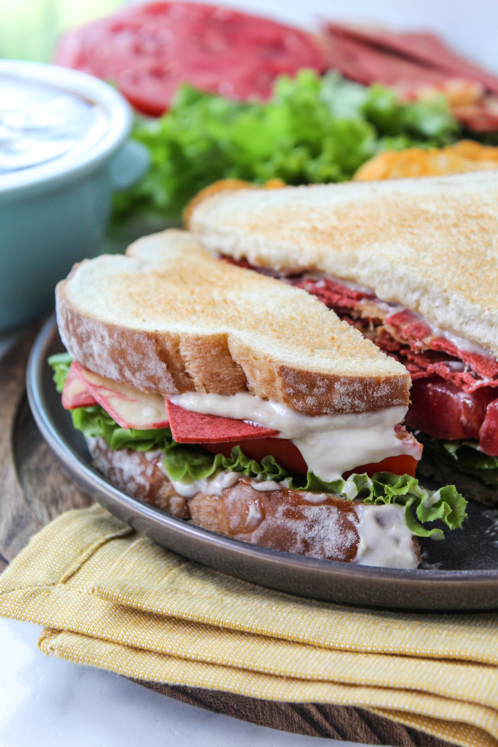 Vegetarian BLT - Baking You Happier