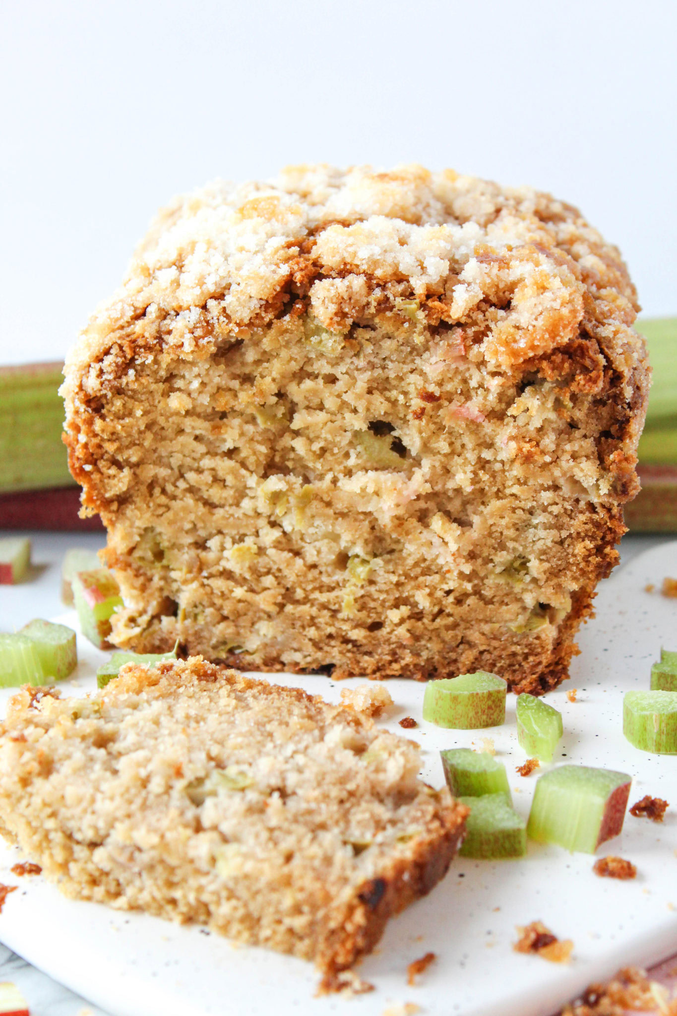 Rhubarb Bread | Baking You Happier