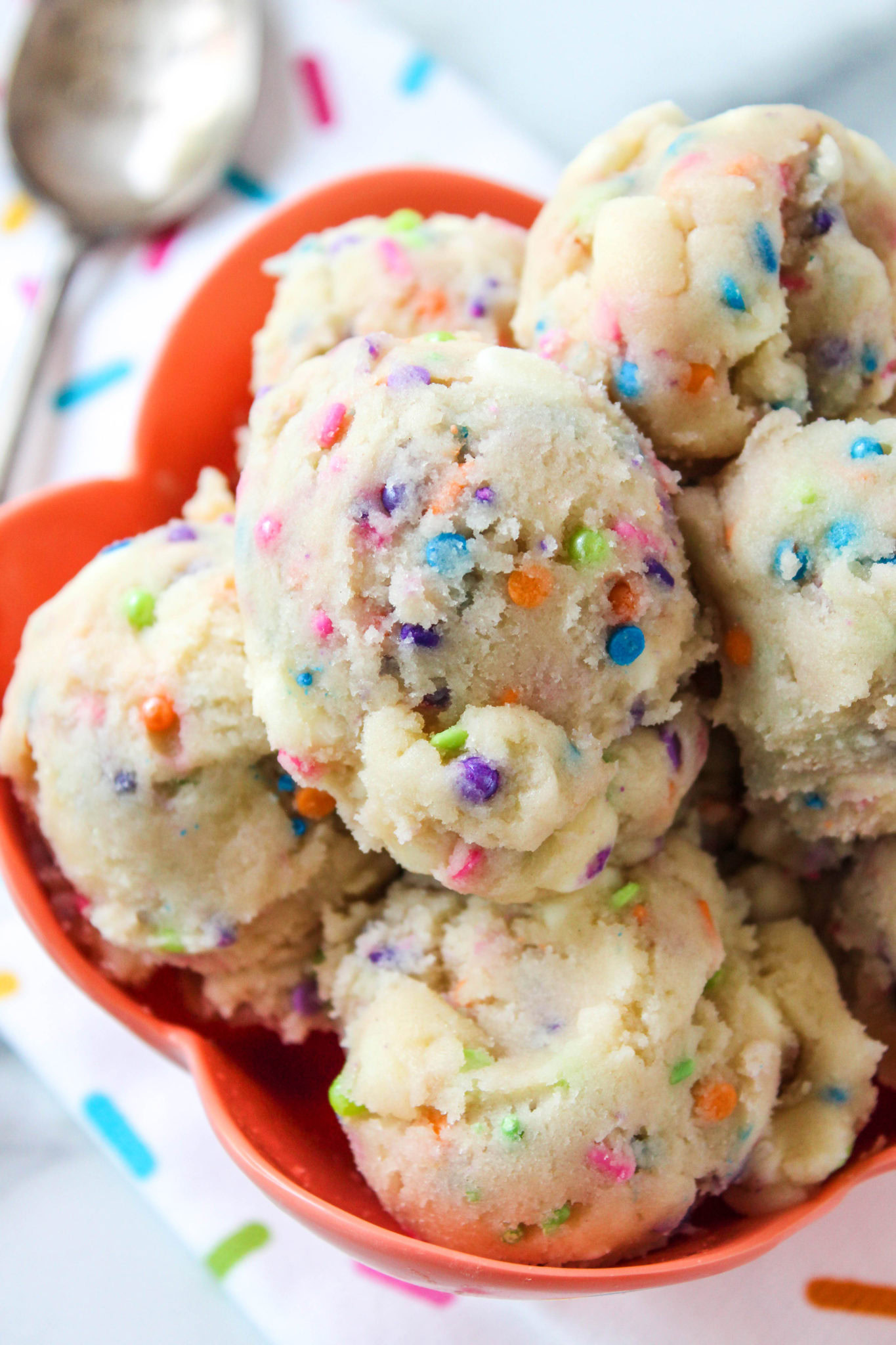 Edible Funfetti Cookie Dough | Baking You Happier