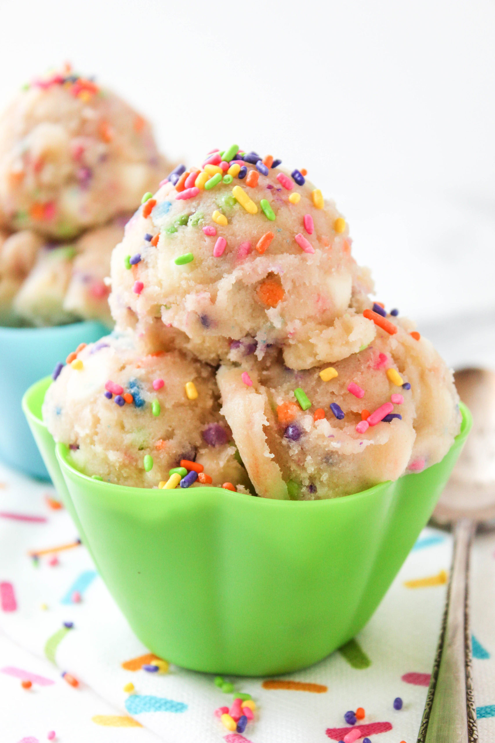Edible Funfetti Cookie Dough | Baking You Happier