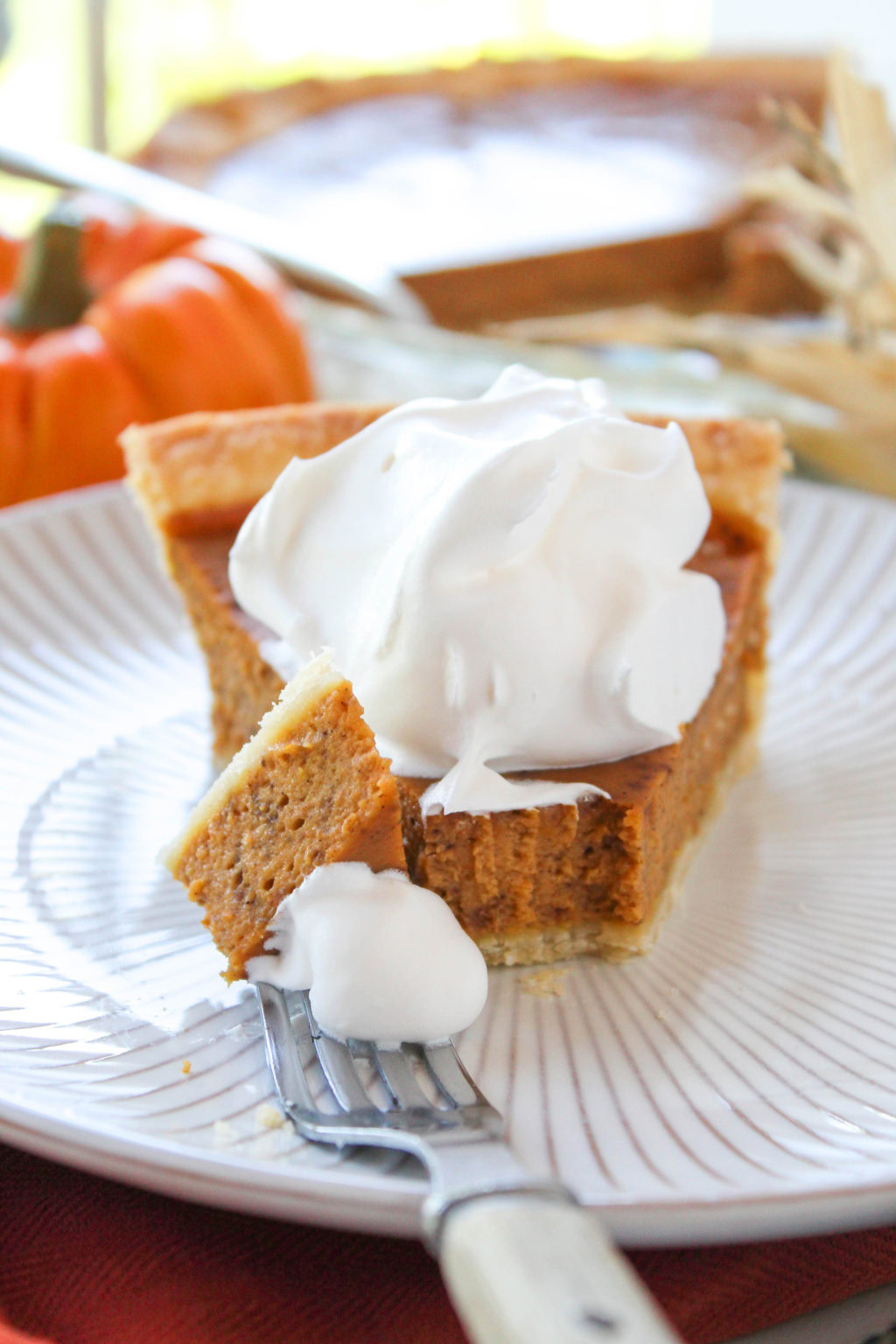 Easy Pumpkin Pie - Baking You Happier