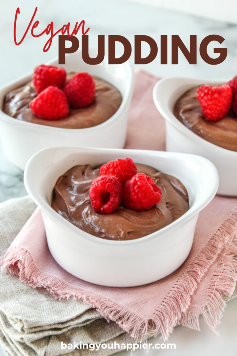 Vegan Chocolate Pudding | Baking You Happier