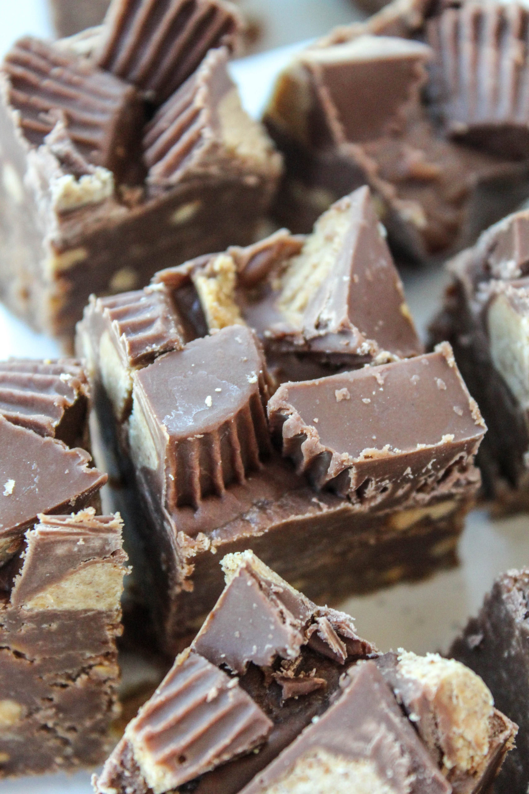 Chocolate Peanut Butter Fudge | Baking You Happier