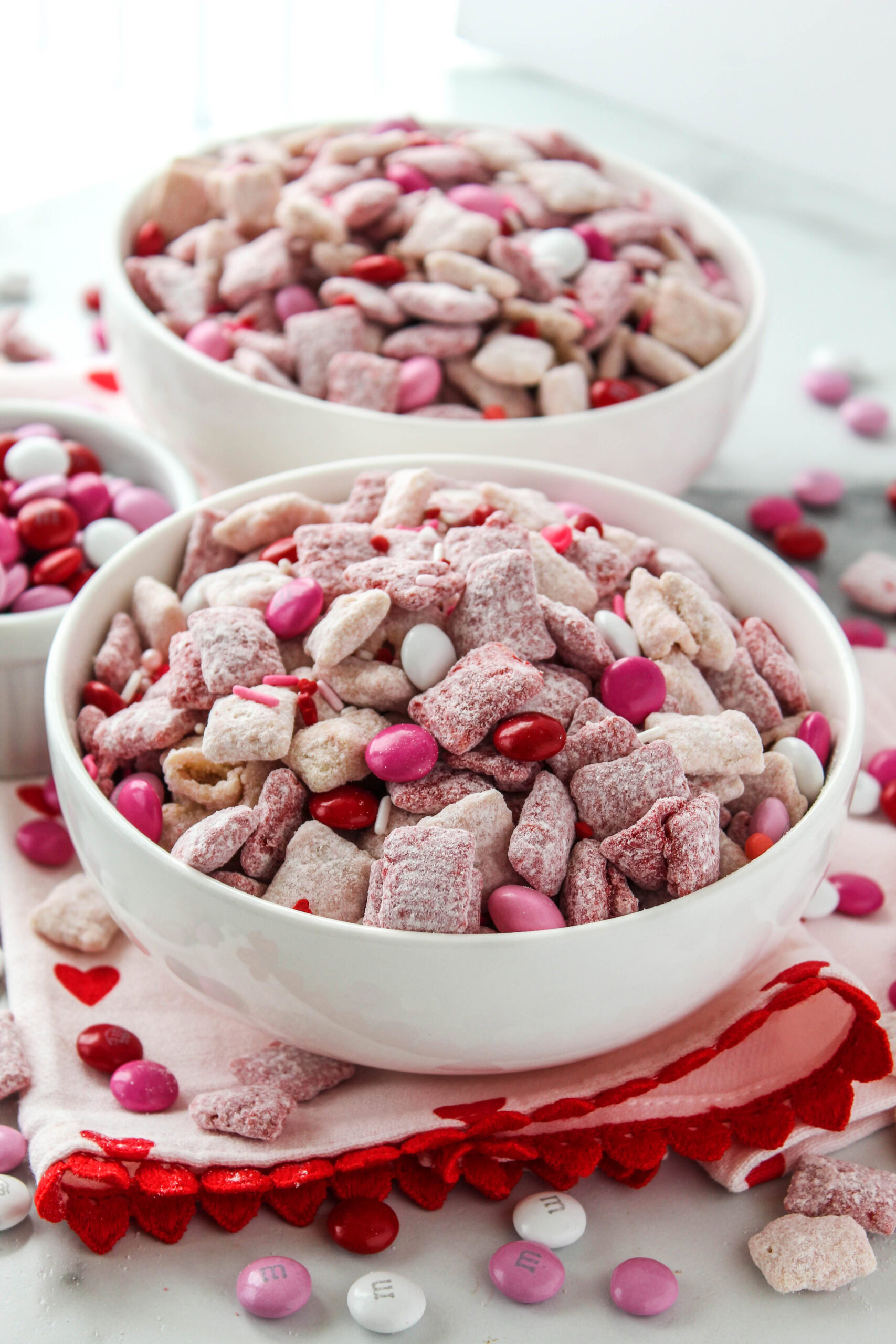 Valentine Puppy Chow | Baking You Happier