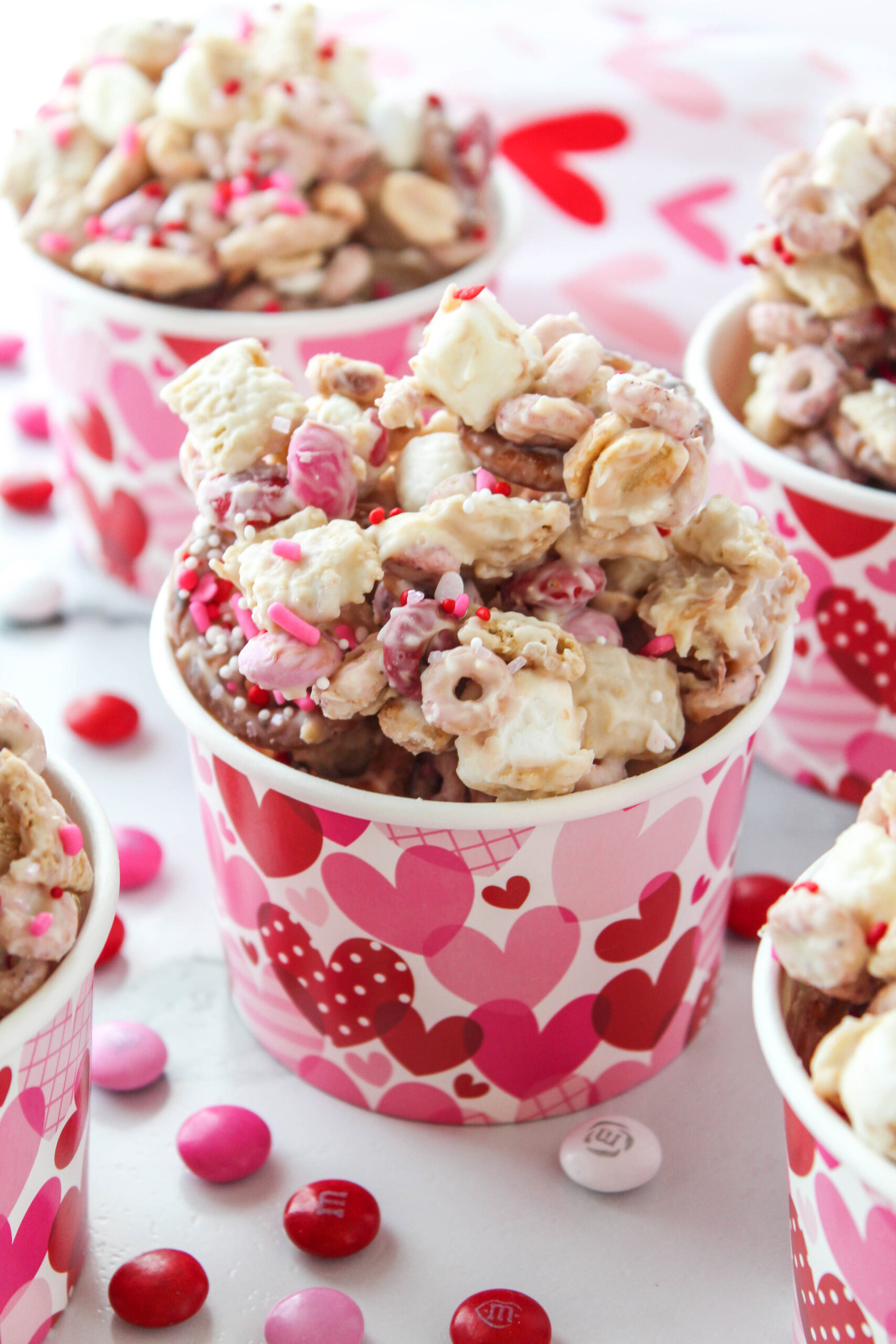 Cupid's Crunch Chex Mix | Baking You Happier