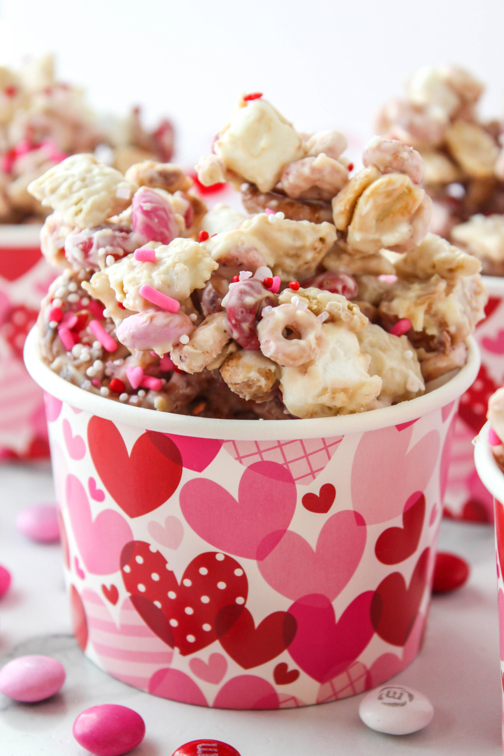 Cupid's Crunch Chex Mix | Baking You Happier