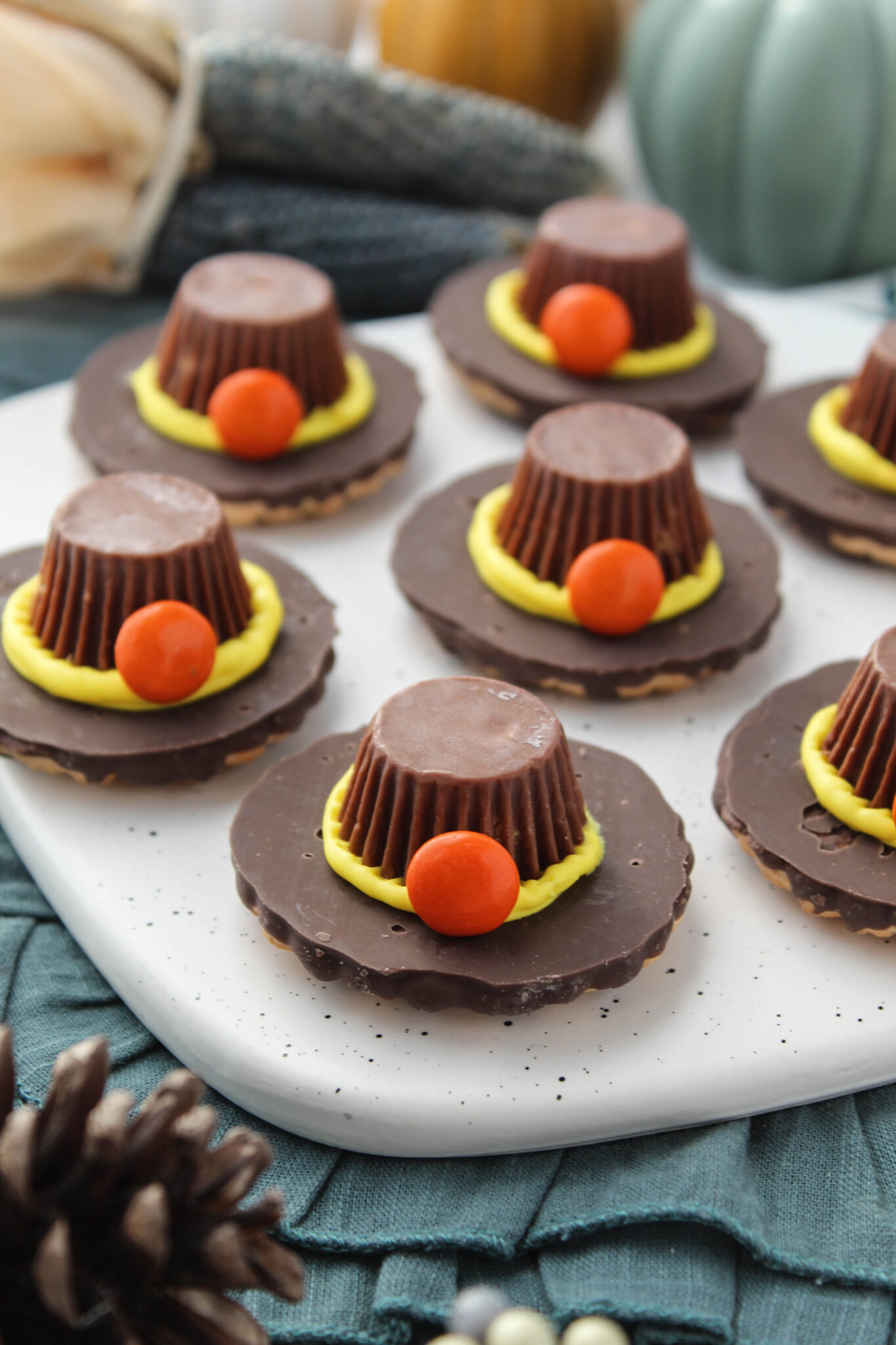 Pilgrim Hat Cookies | Baking You Happier