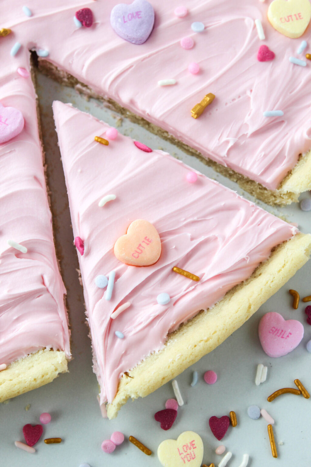 Valentine Cookie Pizza | Baking You Happier