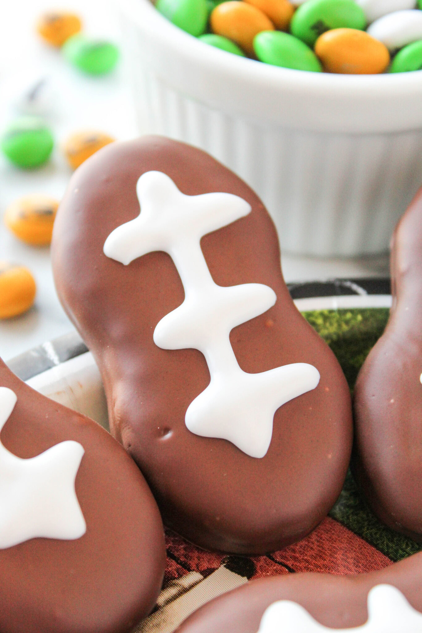 Nutter Butter Football Cookies | Baking You Happier