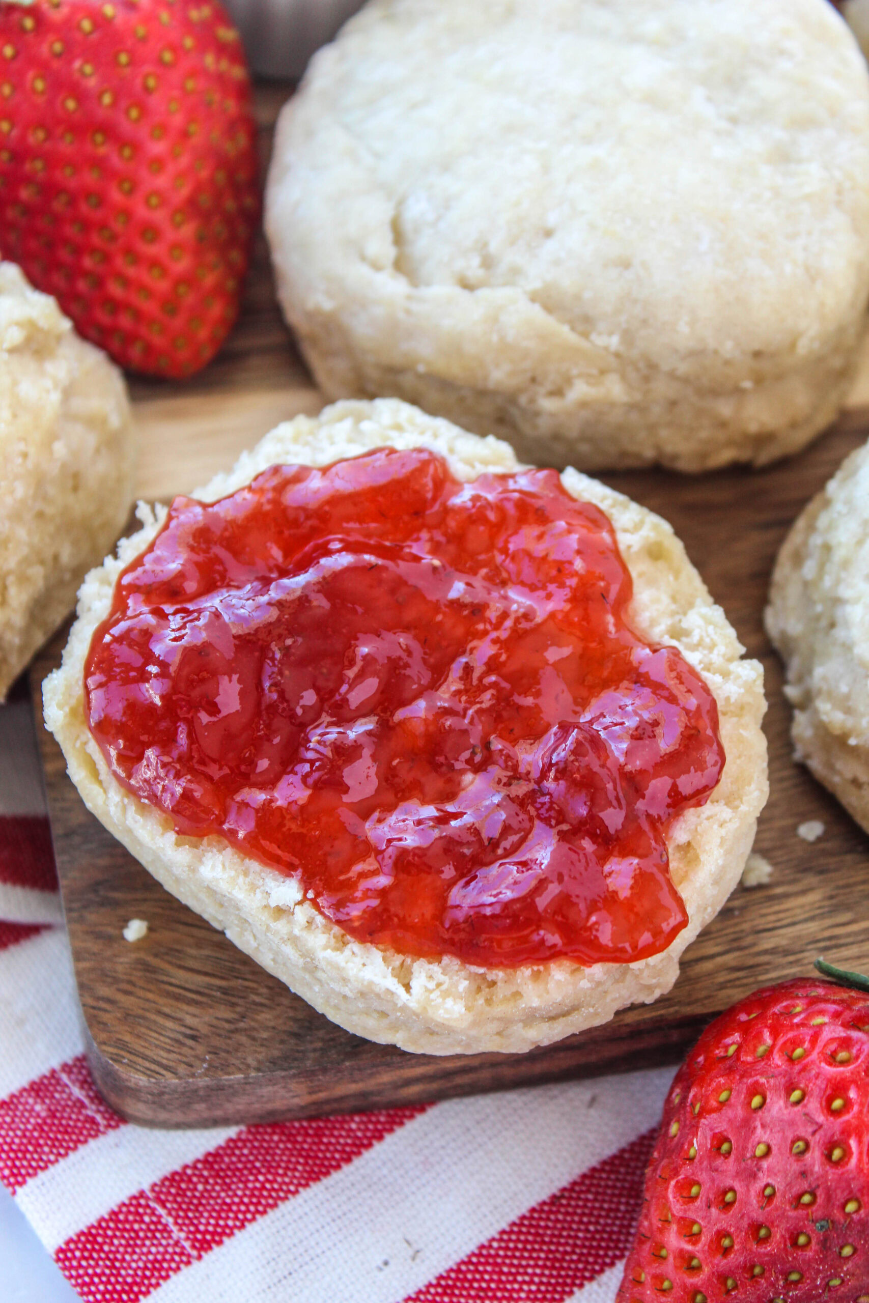 Homemade Fluffy Biscuits - Baking You Happier