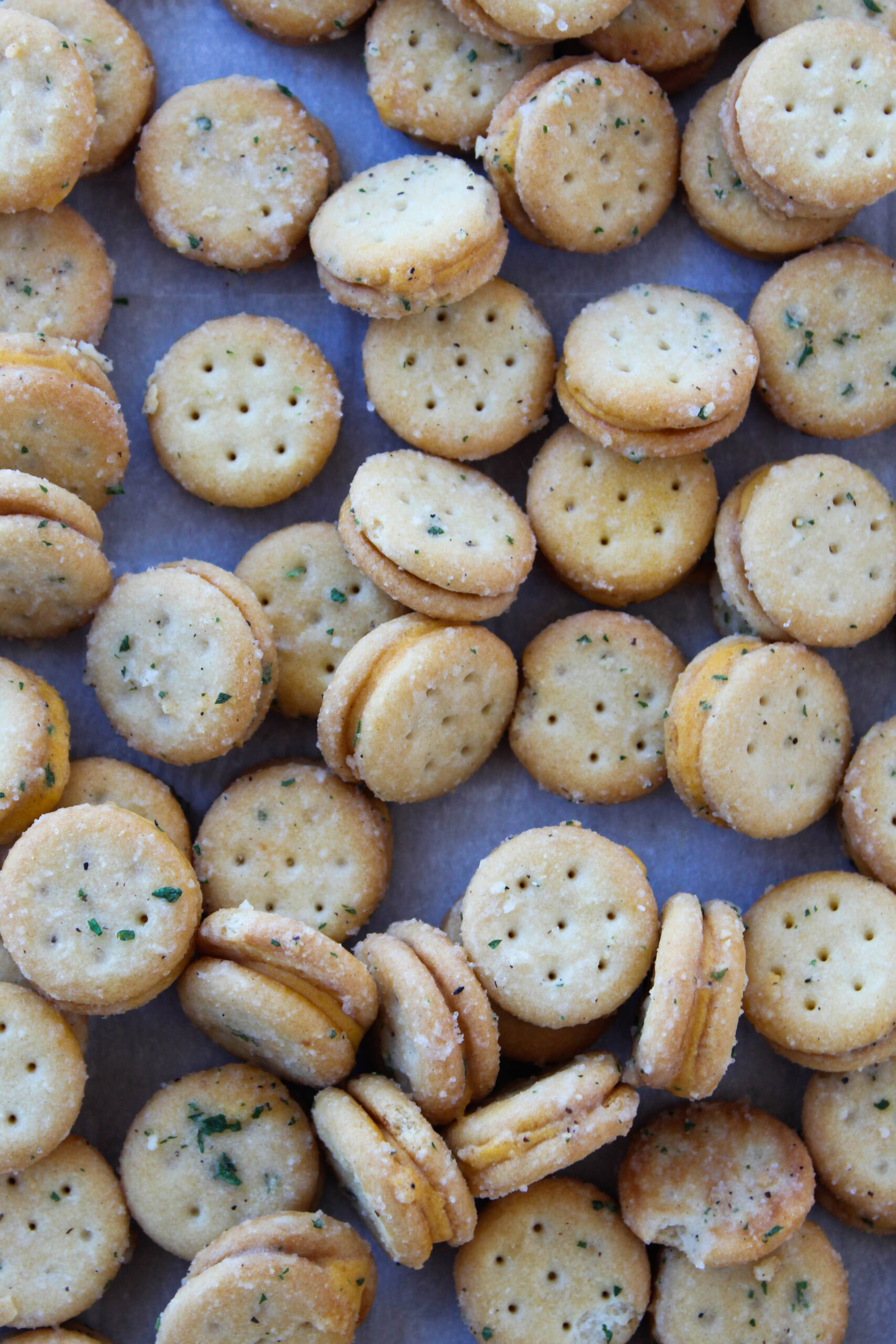 Cheesy Ranch Crackers | Baking You Happier