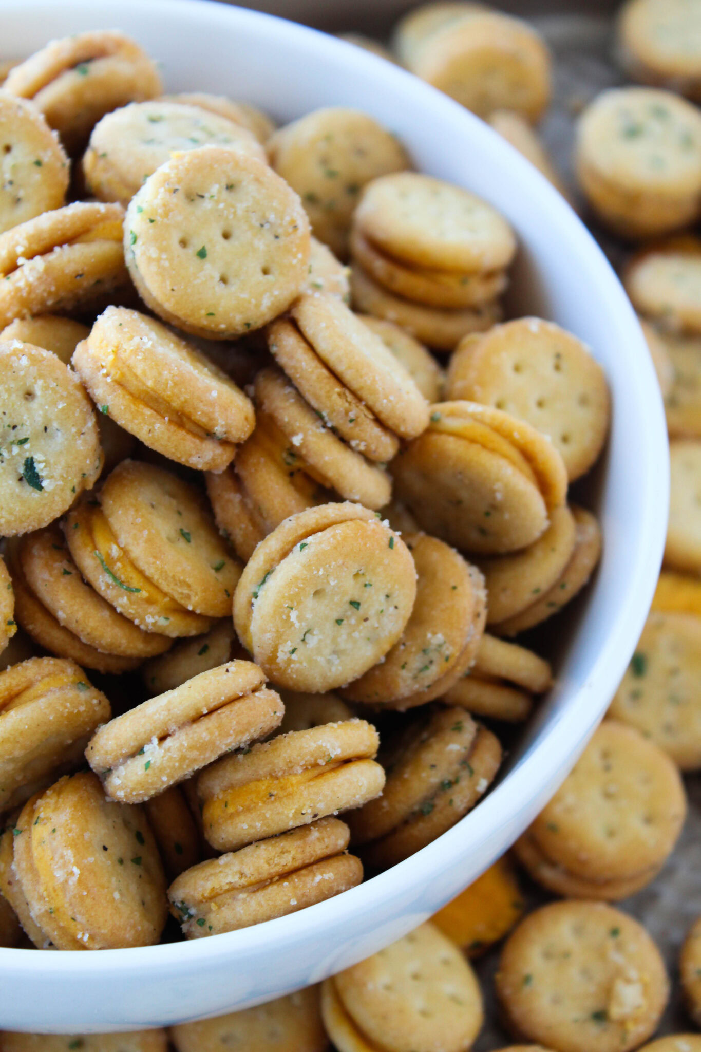 Cheesy Ranch Crackers | Baking You Happier